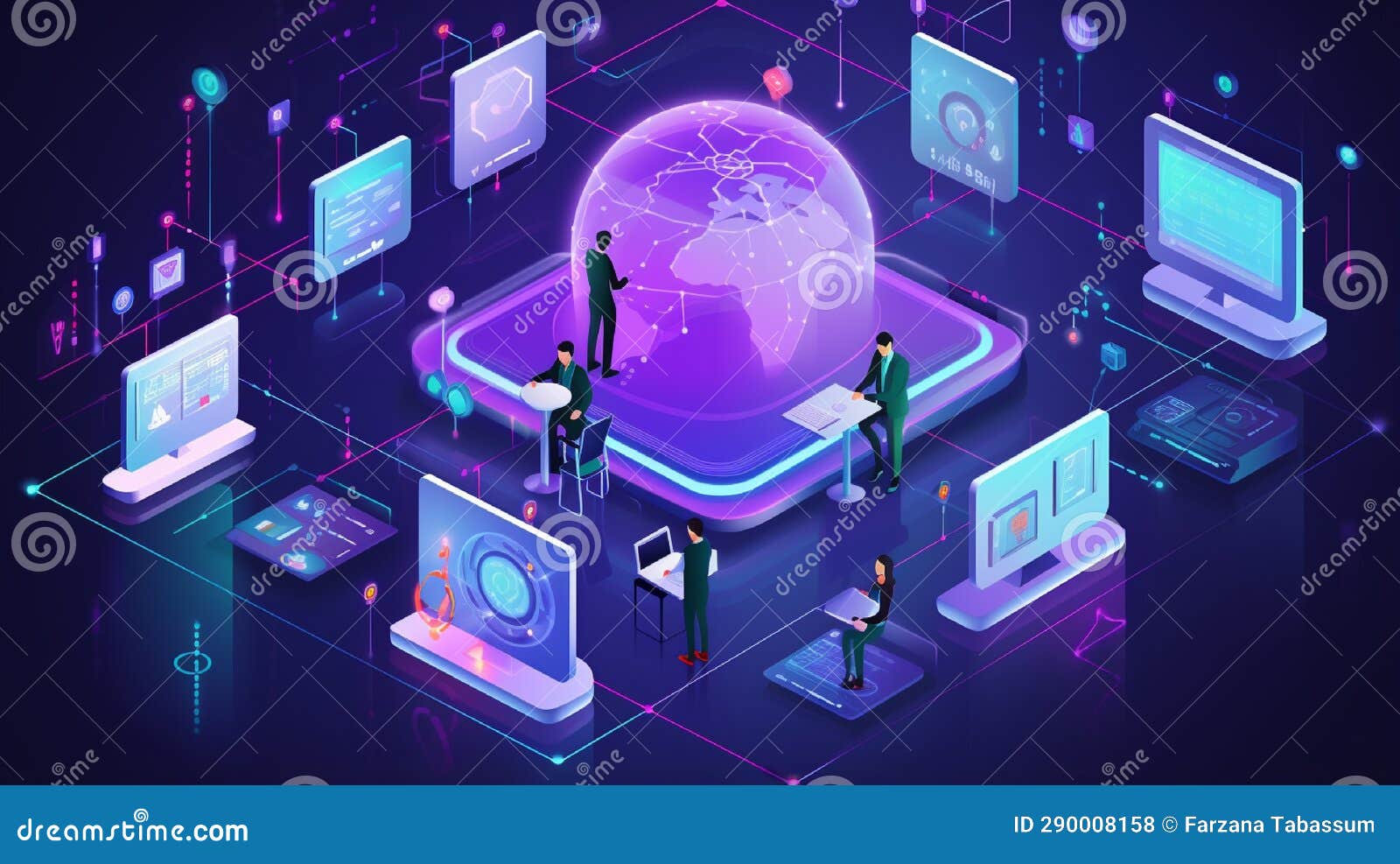 CYBER SECURITY DATA PROTECTION NETWORK 3D DISPLAY CLIPART Stock ...