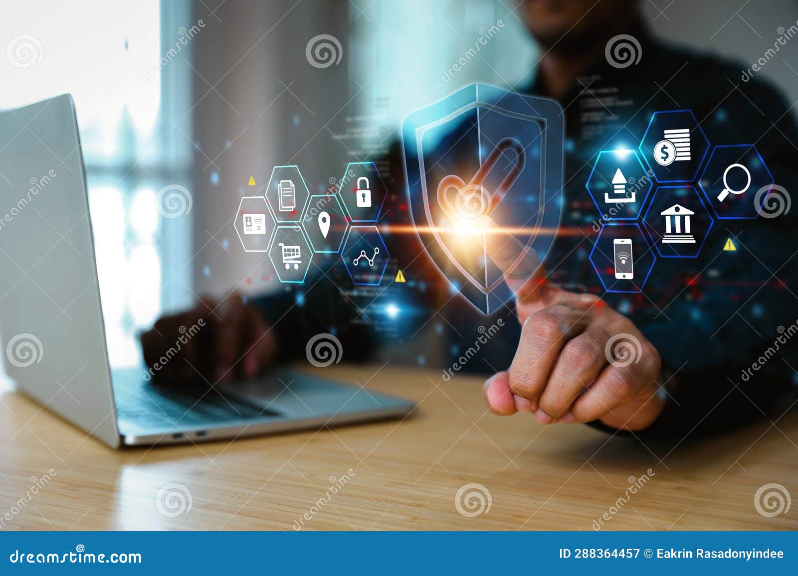 Cyber Security Data Protection Online Computer Network and Personal ...