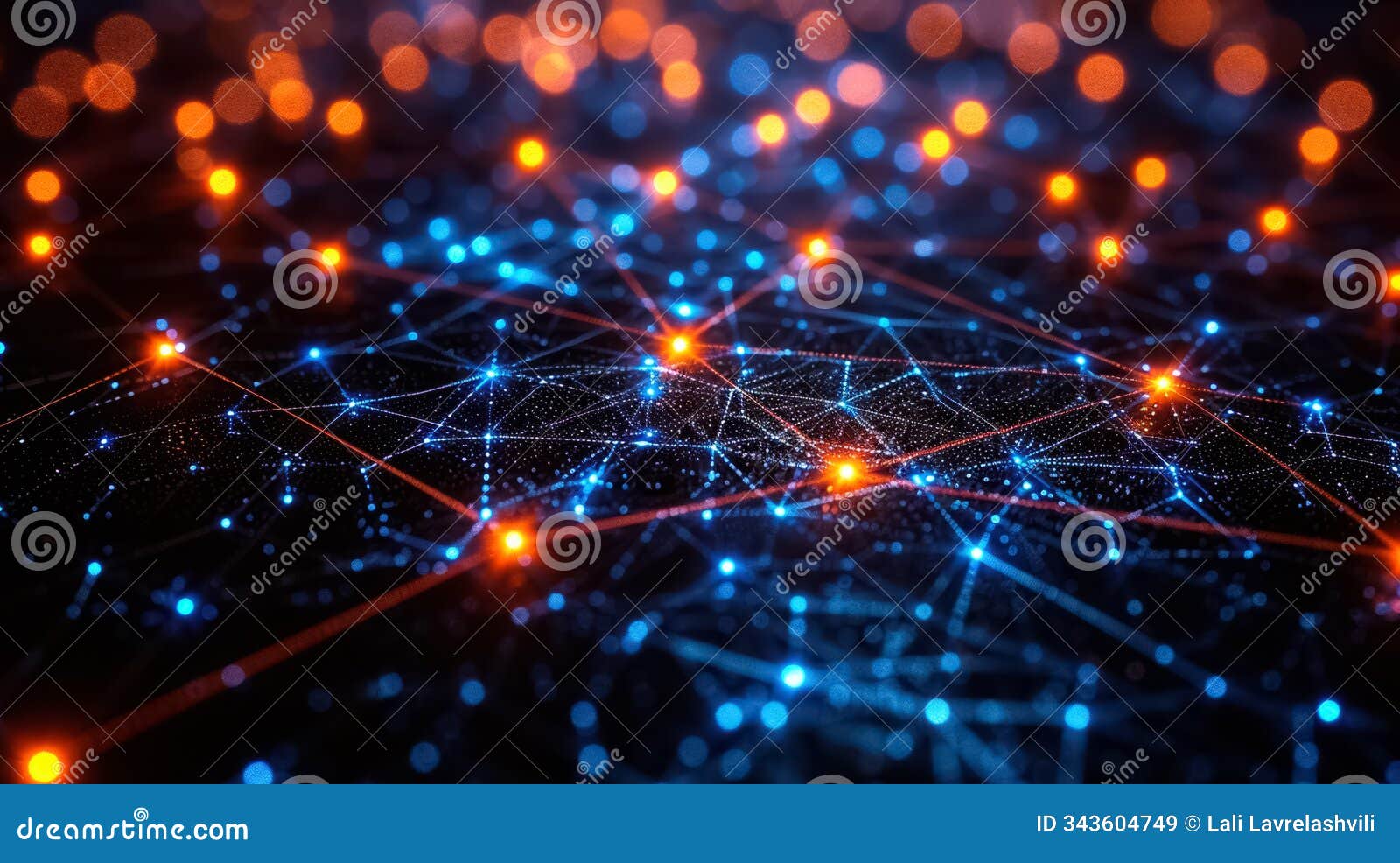 Cyber Security, Data Protection, Structure of Virtual Network Stock ...