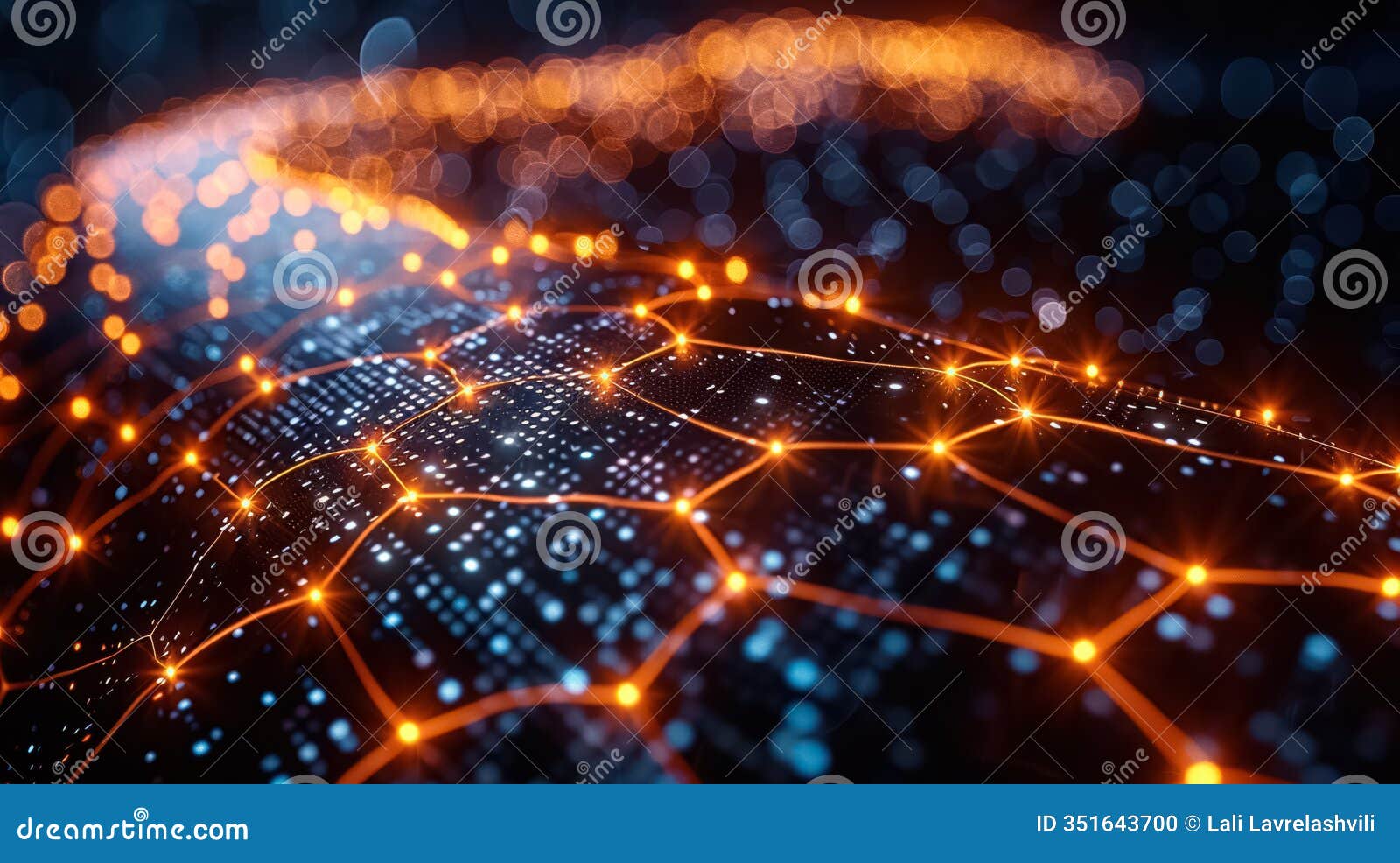 Cyber Security, Data Protection, Structure of Virtual Network Stock ...