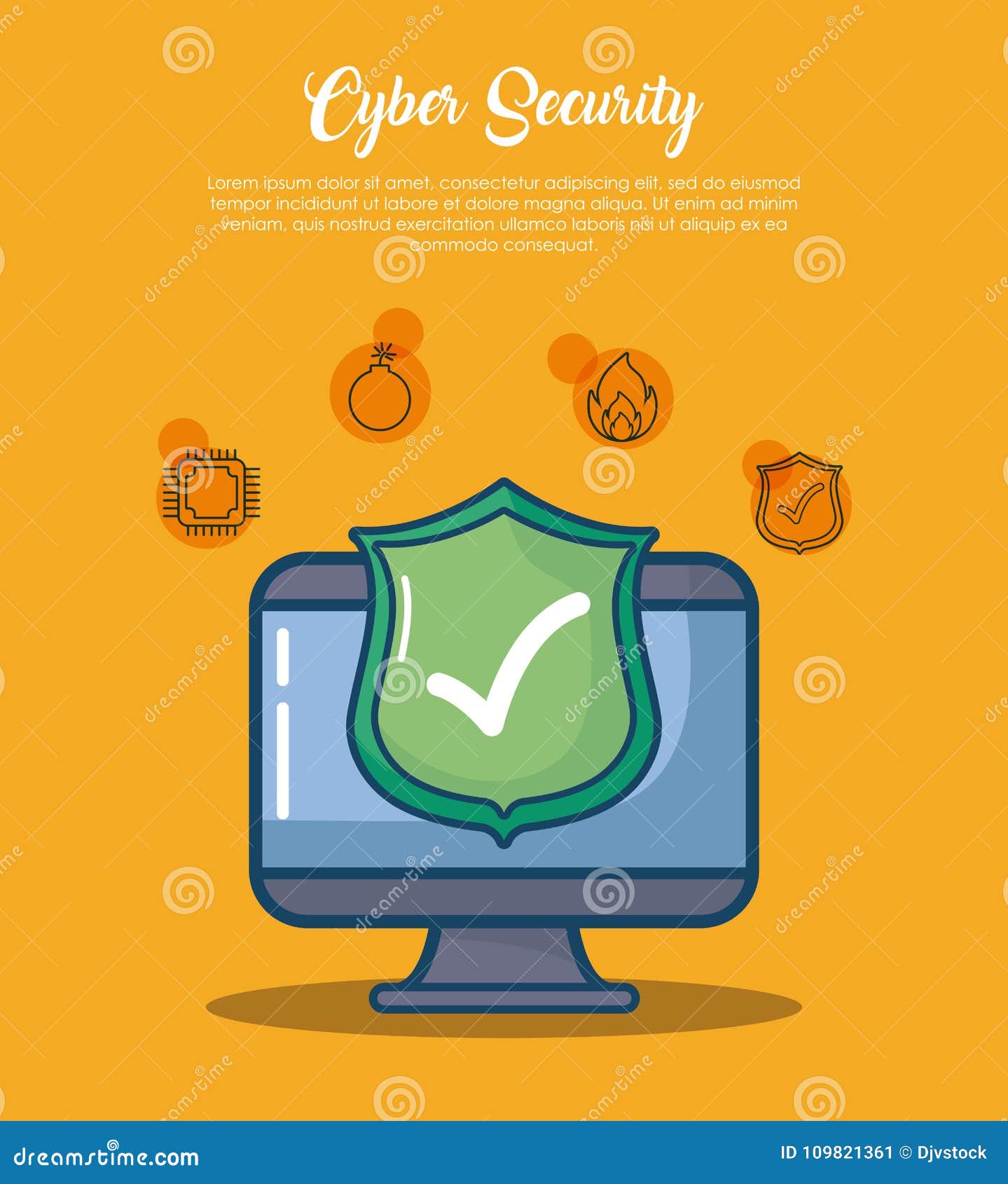 Cyber Security Orange Stock Illustrations – 1,915 Cyber Security Orange ...
