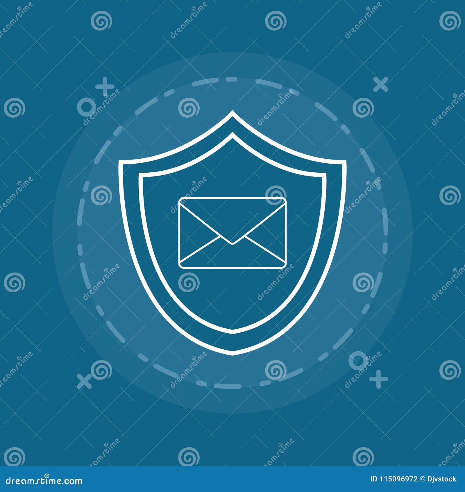 Cyber security design stock vector. Illustration of firewall - 115096972