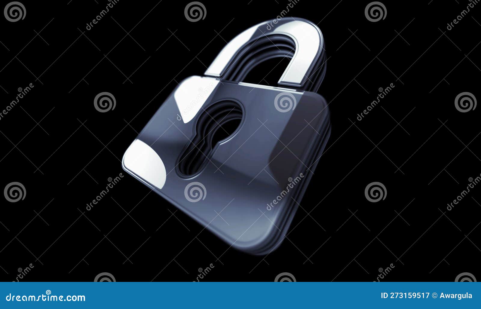 Cyber Security and Digital Computer Protection Symbol Digital 3d ...