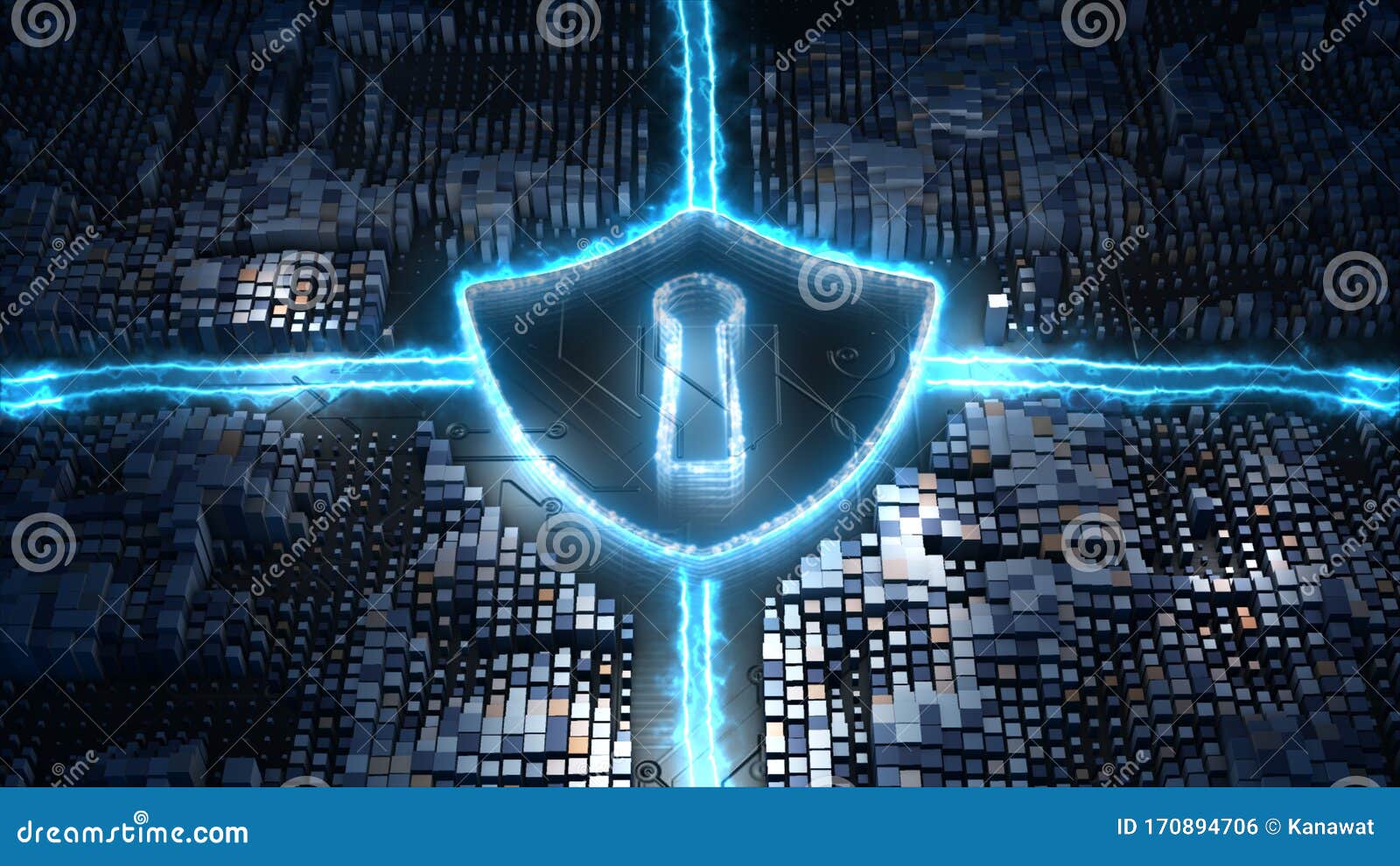 Cyber Security, Digital Data Network Protection, Future Technology ...