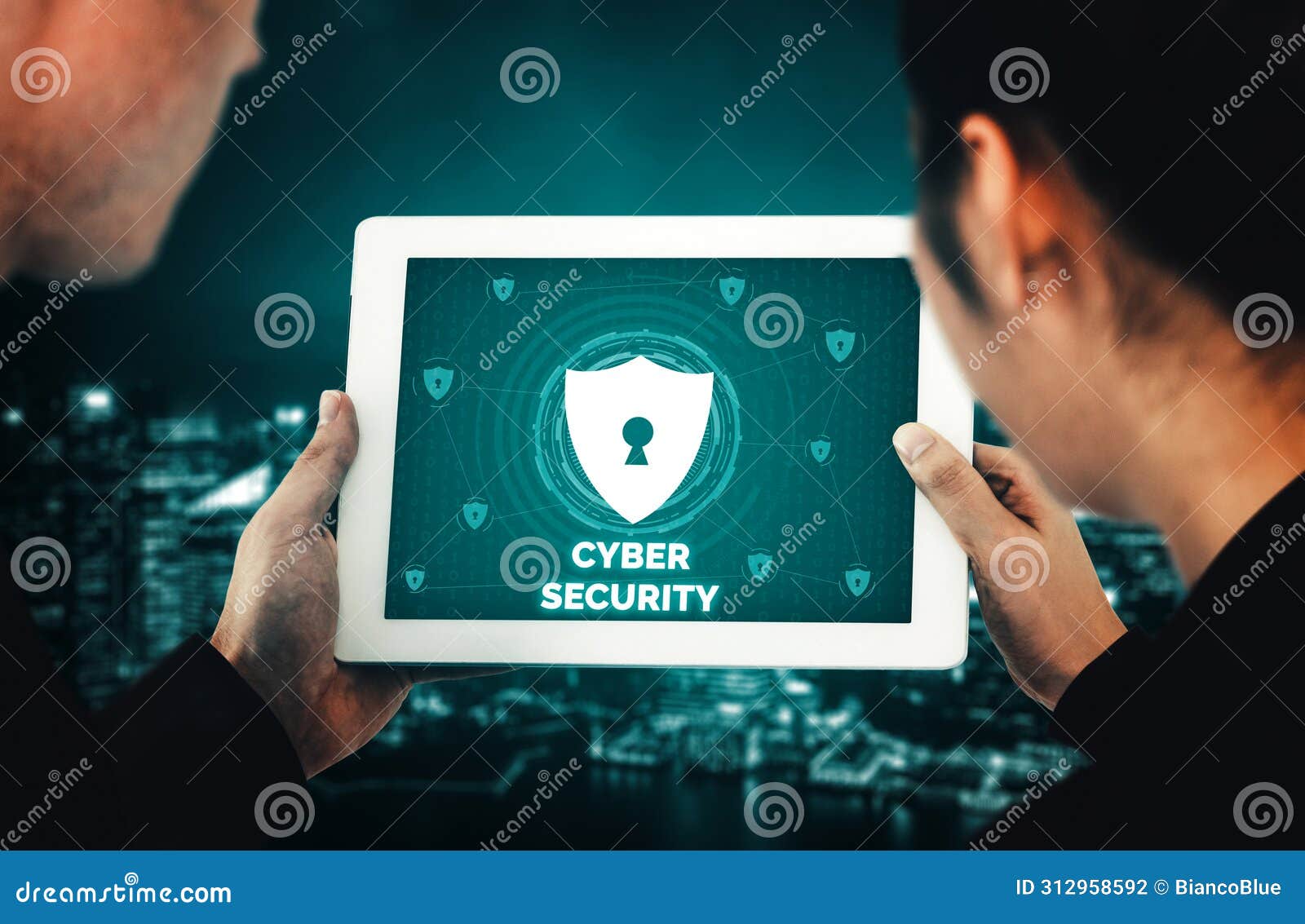Cyber Security and Digital Data Protection Concept Uds Stock Photo ...