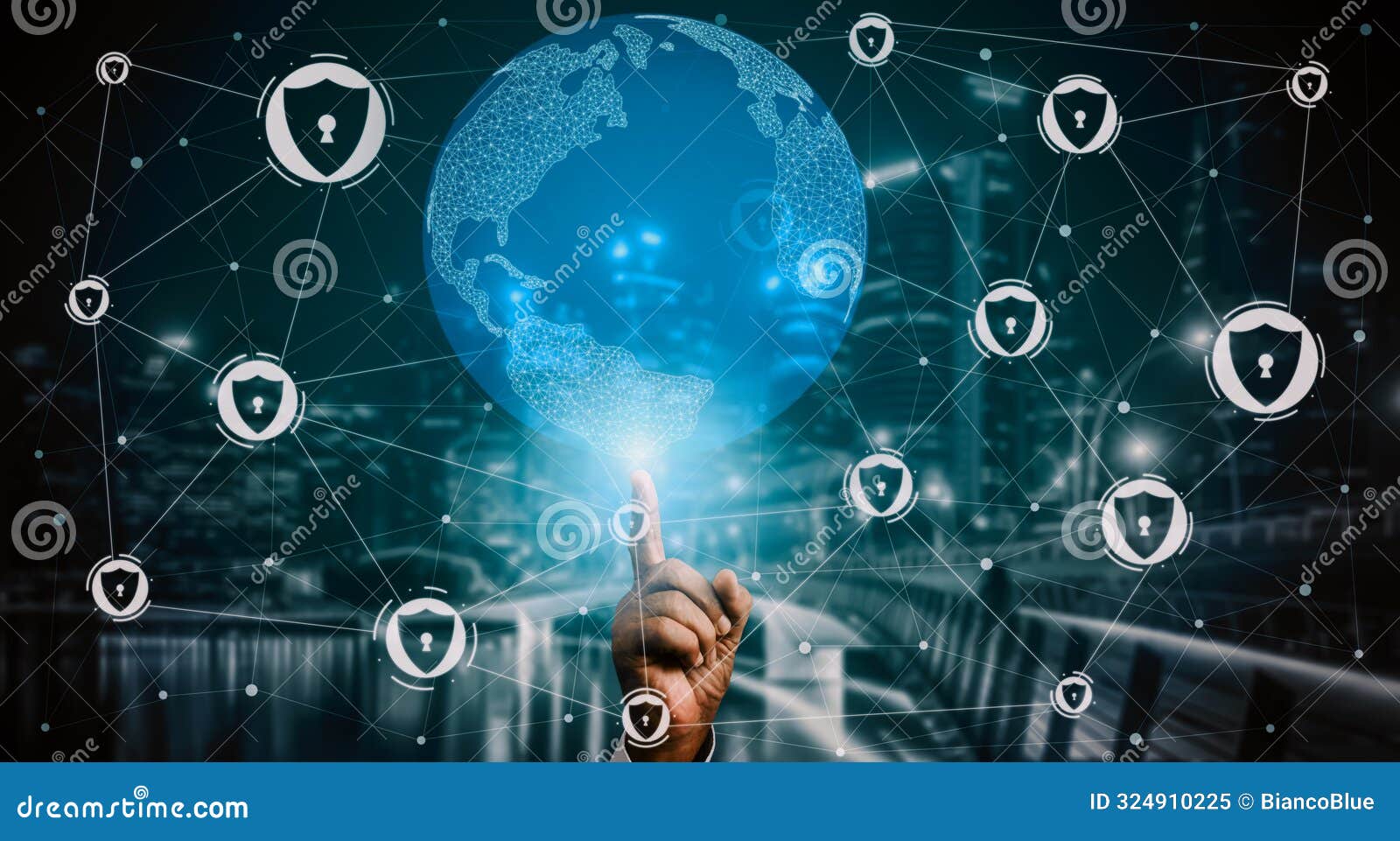 Cyber Security and Digital Data Protection Concept Uds Stock Image ...