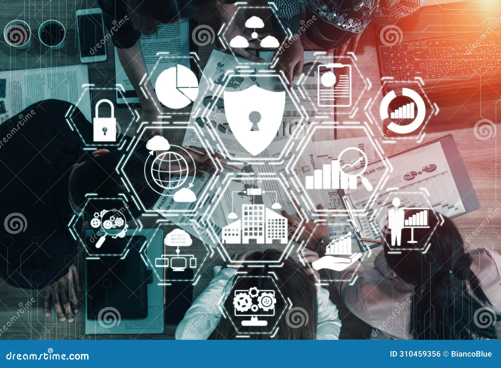 Cyber Security and Digital Data Protection Concept Uds Stock Photo ...
