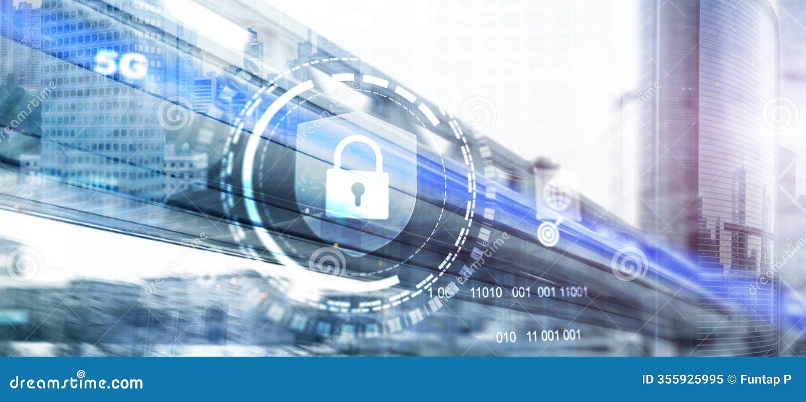 Cyber Security Encrypted Technology, Digital Information Protected ...