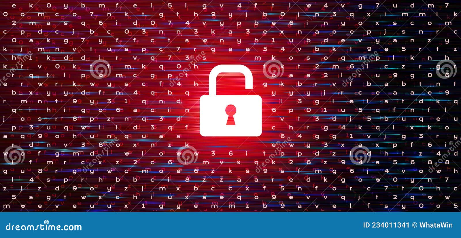 Cyber Security and Hacking Concept Vector Background Stock Vector ...