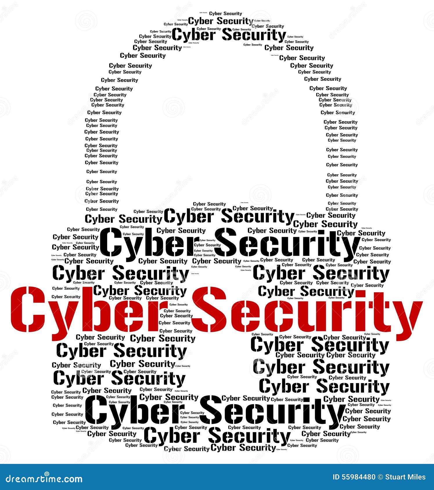 Cyber Security Indicates World Wide Web and Searching Stock ...
