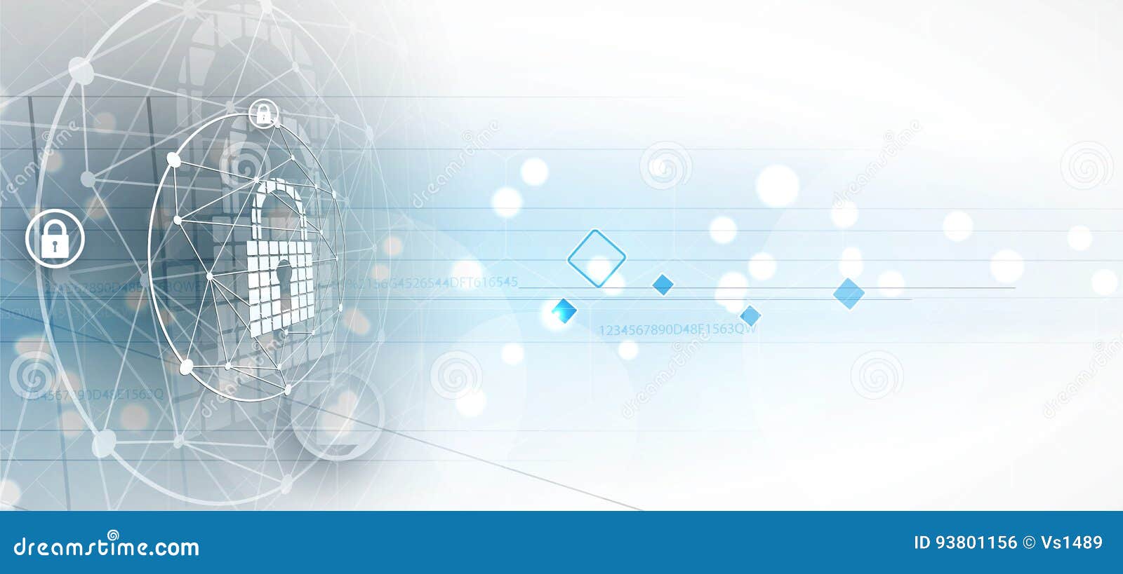 Security Of Information Systems Background Stock Photo | CartoonDealer ...