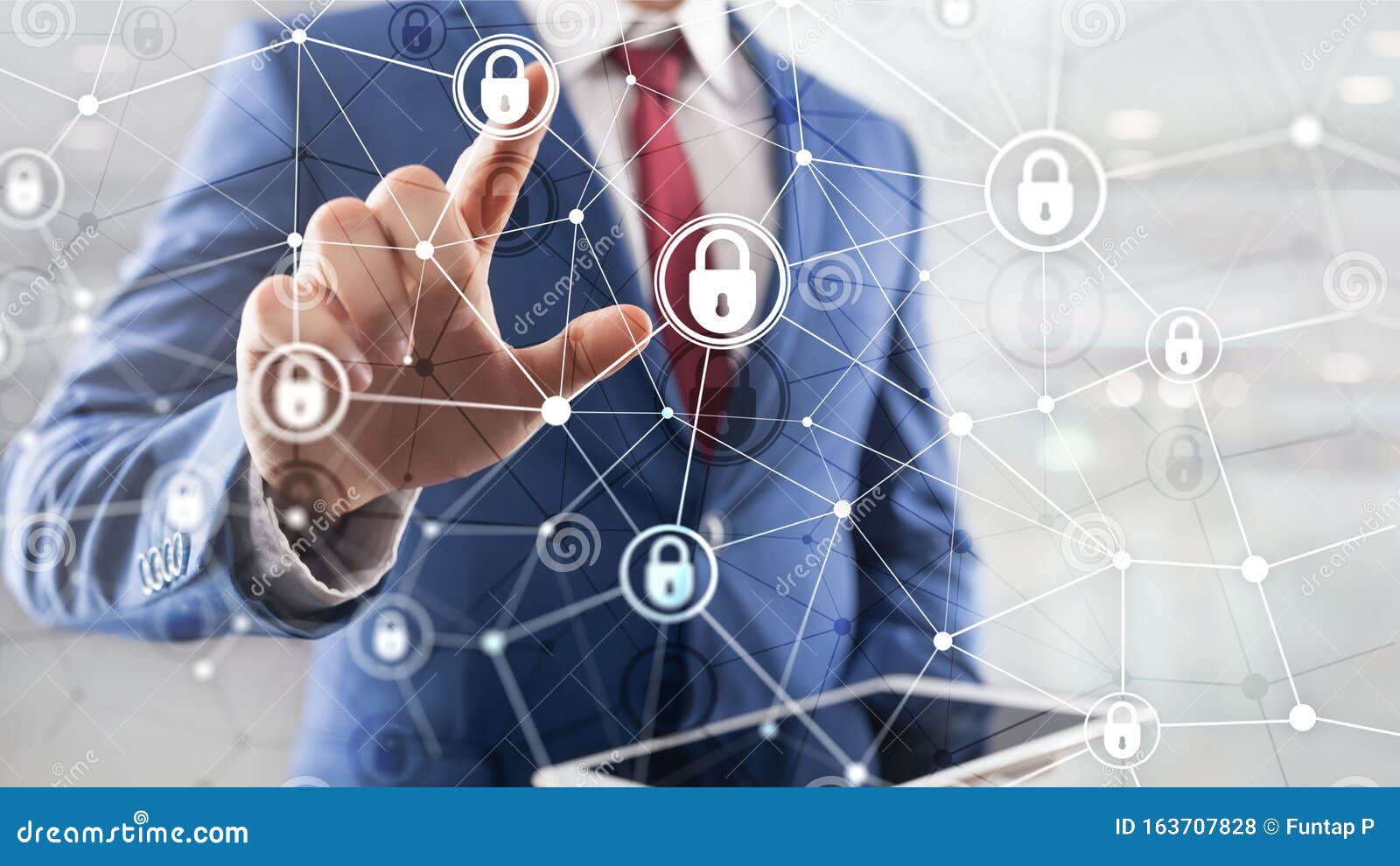 Cyber Security, Information Privacy, Data Protection Concept On Modern ...