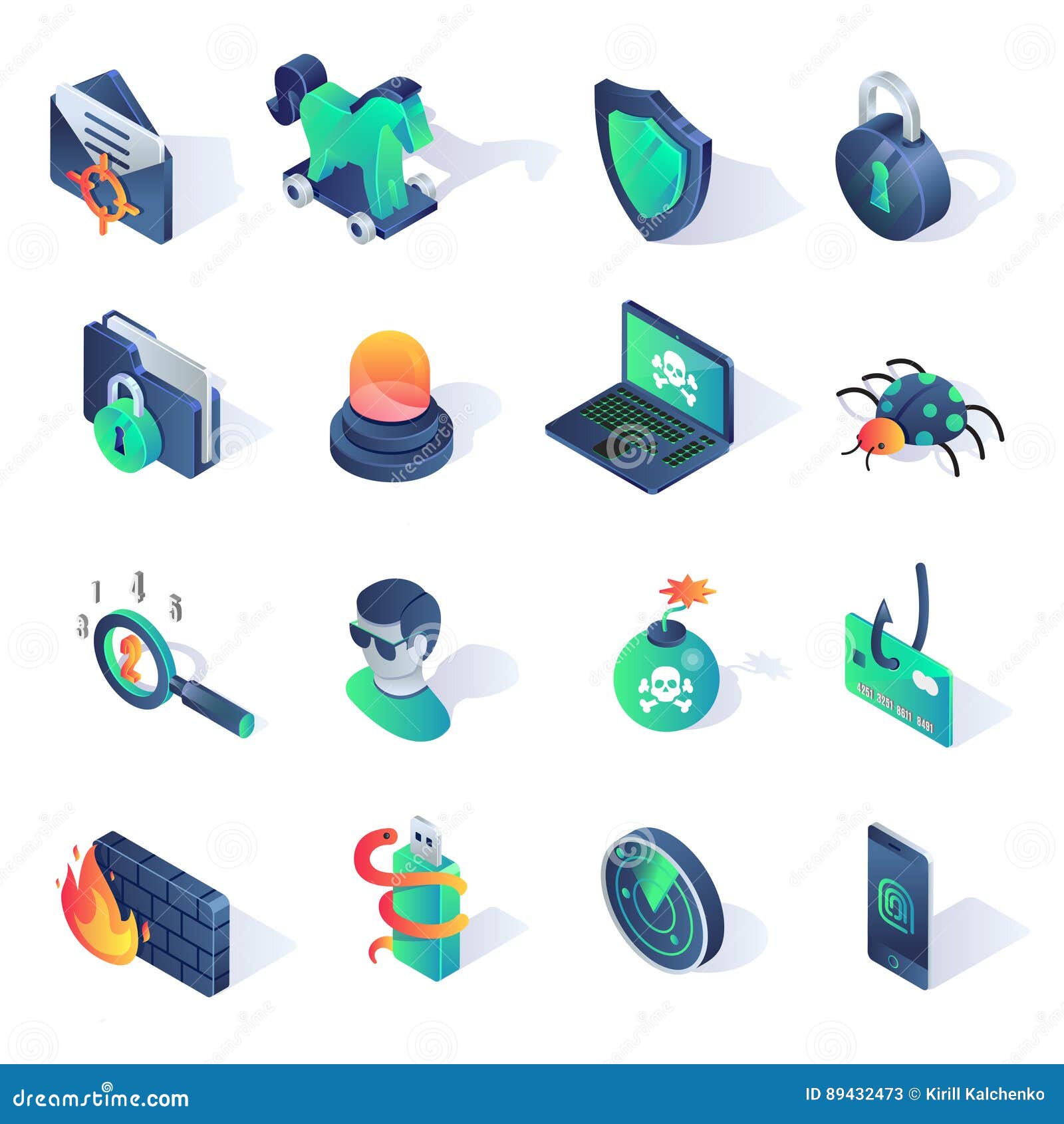 Cyber Security Isometric Flat Icons. Vector Illustration Stock Vector ... Cyber Security Isometric Flat Icons. Vector Illustration Stock Vector ...