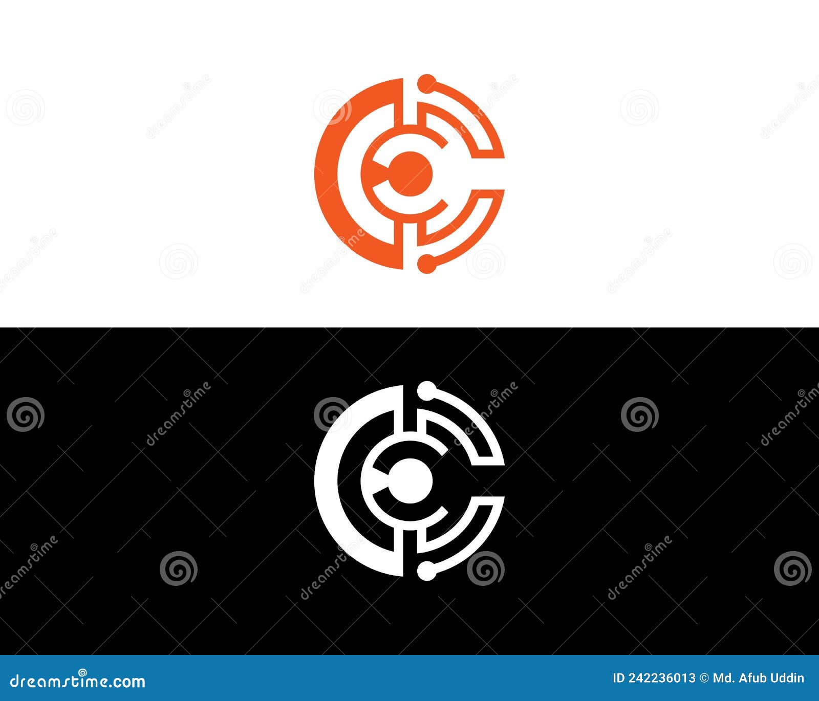 Cyber Security Letter C Logo Icon Design Stock Vector - Illustration of ...
