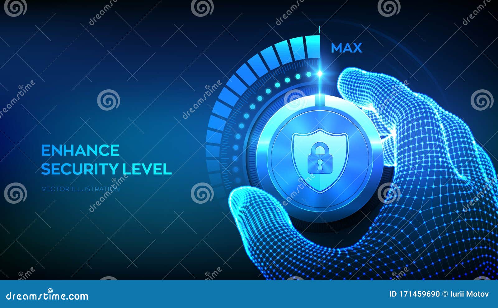 Cyber Security Levels Knob Button. Increasing Data Protection Level ... Cyber Security Levels Knob Button. Increasing Data Protection Level ...