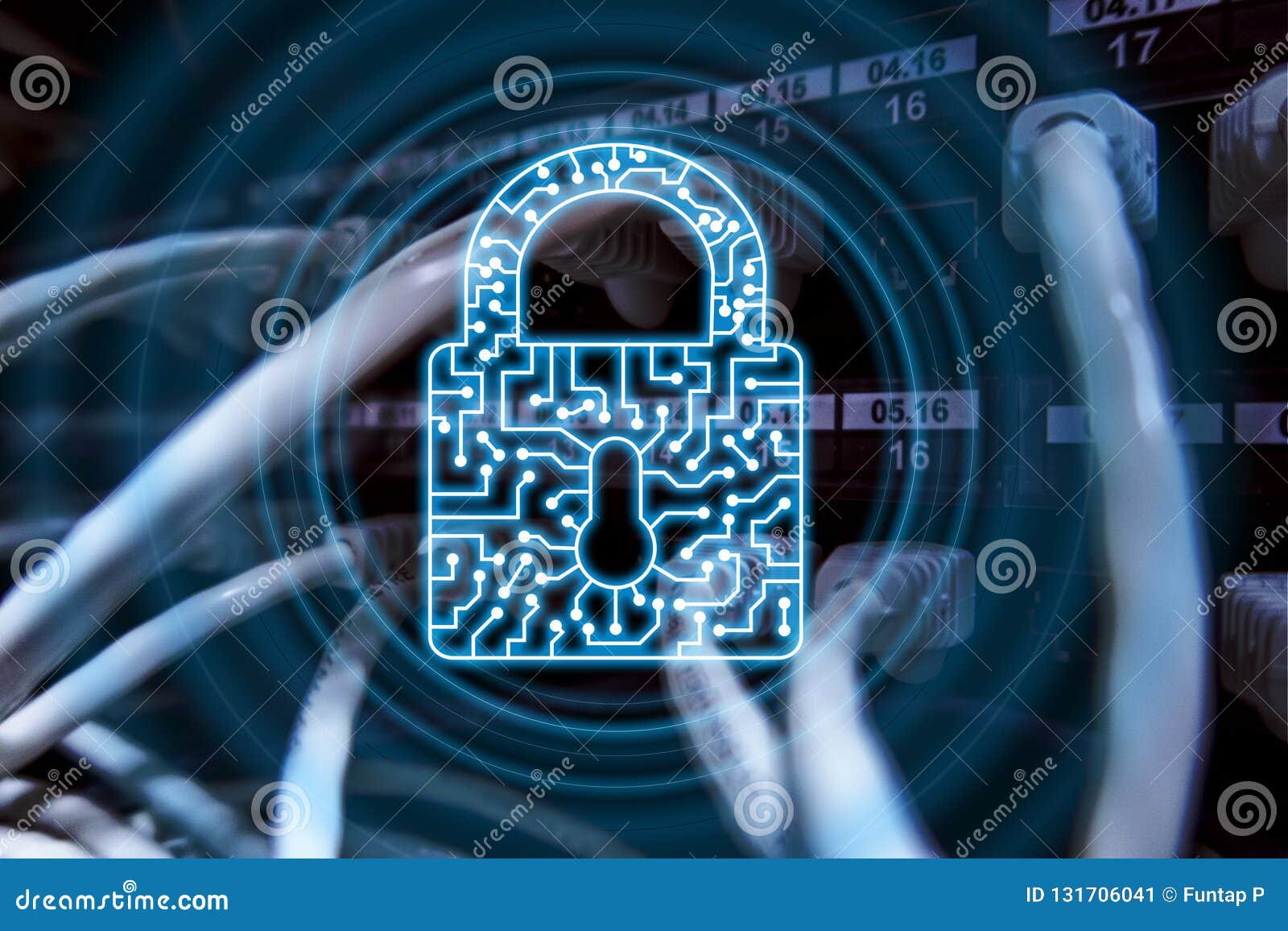 Cyber Security Lock Icon Information Privacy Data Protection Internet ...