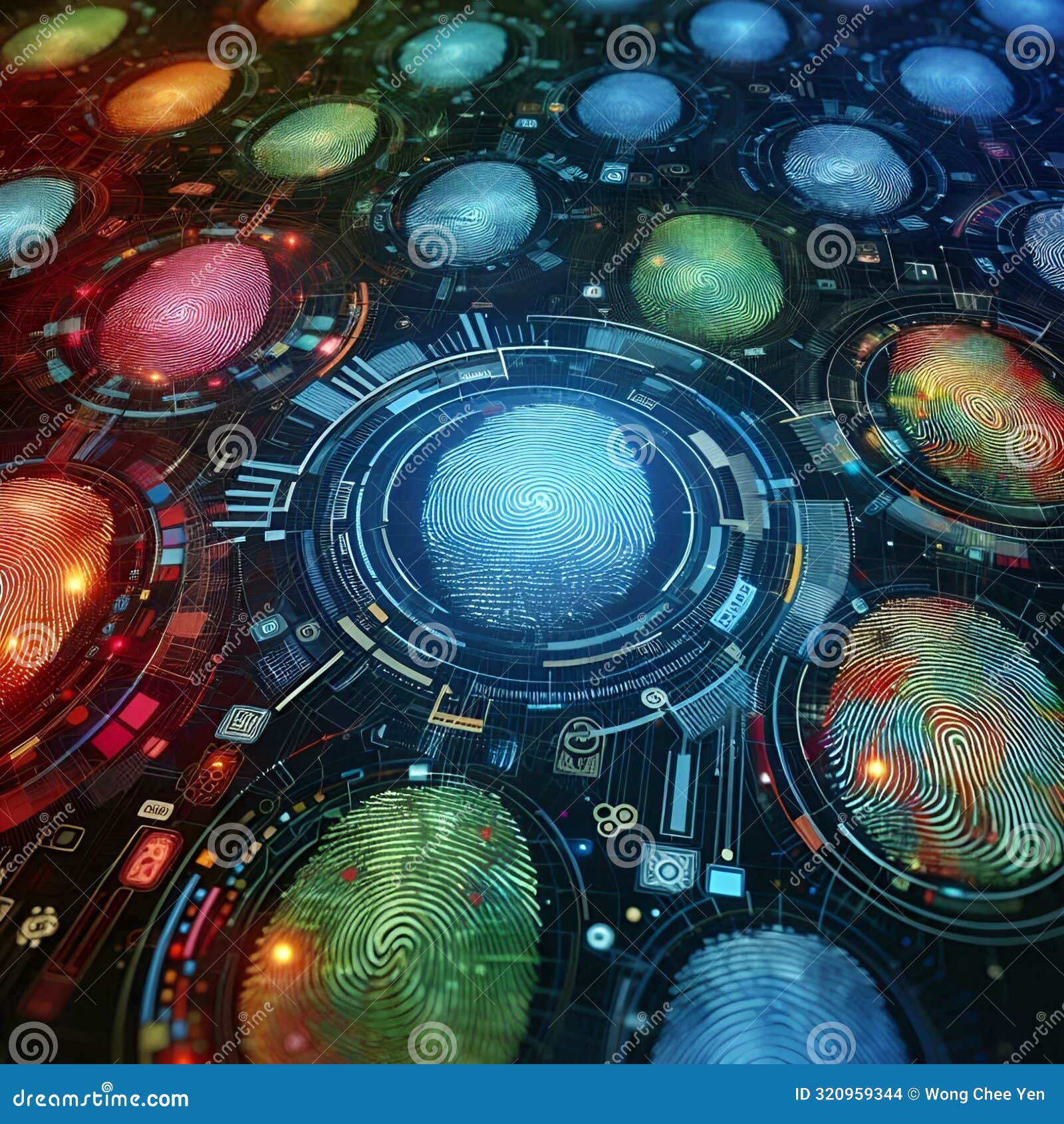 Cyber Security Lock and Fingerprint Pattern Wallpaper Stock Photo - Image of pattern, cyber ...