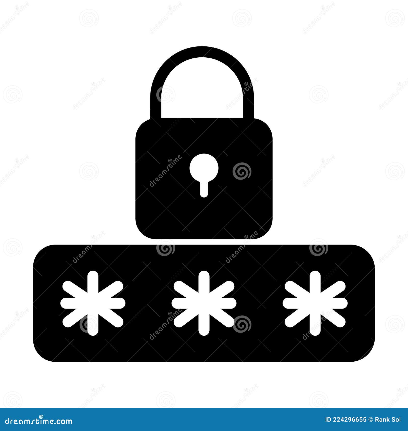 Account Locked Icon Which Can Easily Modify or Edit Stock Vector ...