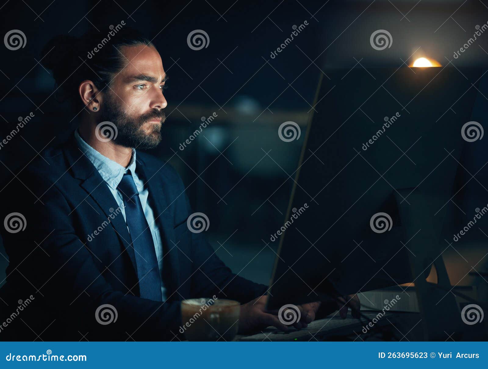 Cyber Security Man, Digital Programmer or Computer for Thinking Web Design Engineer Working on ...