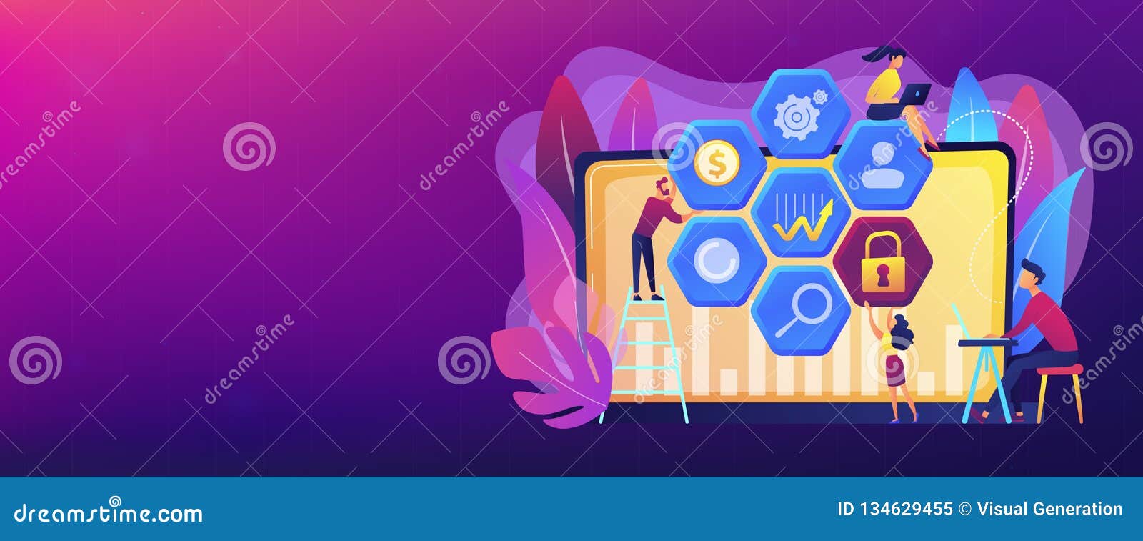 Cyber Security Management Concept Banner Header. Stock Vector ...