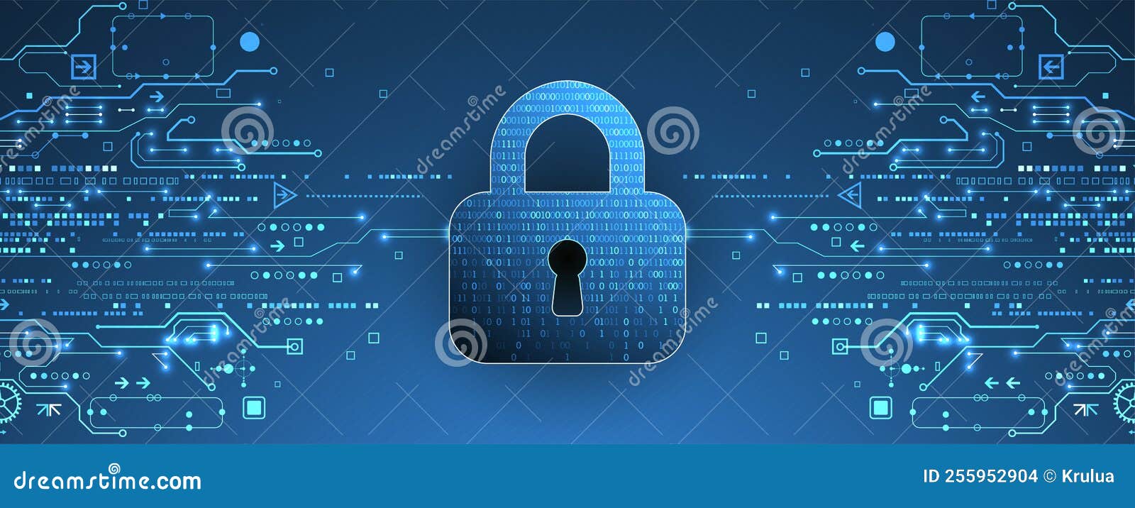 Cyber Security or Network Protection. System Privacy Stock Vector ...