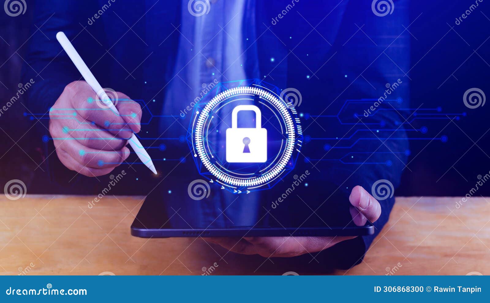 Cyber Security And Online Data Protection On Internet Technology