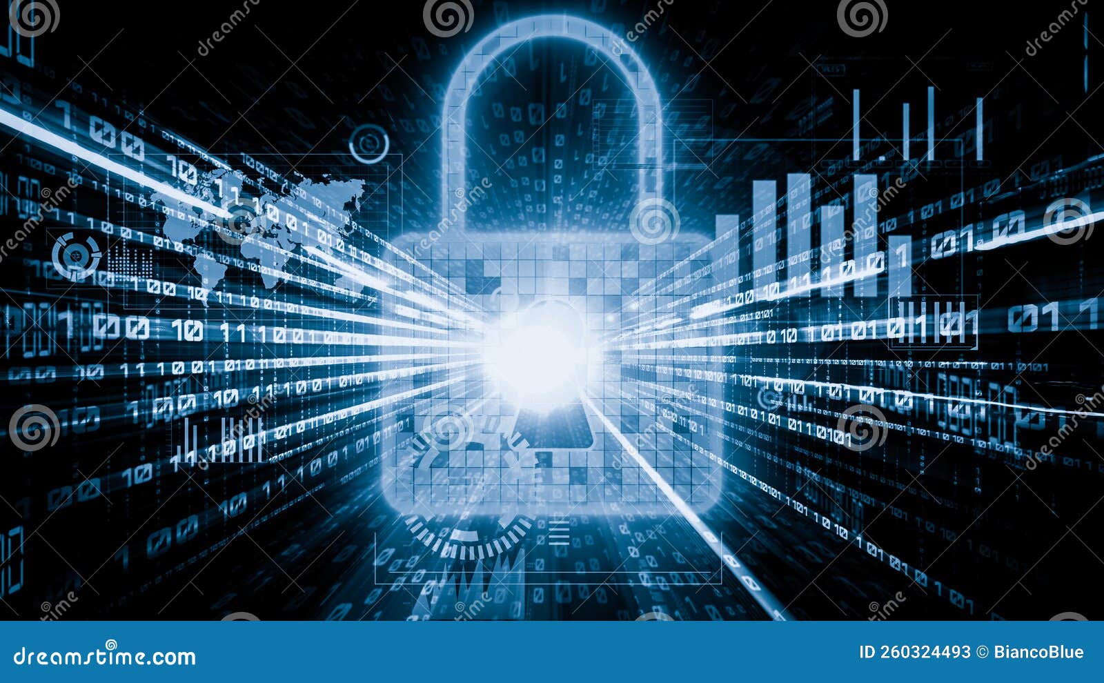 Cyber Security and Online Data Protection with Tacit Secured Encryption Software Stock Image ...