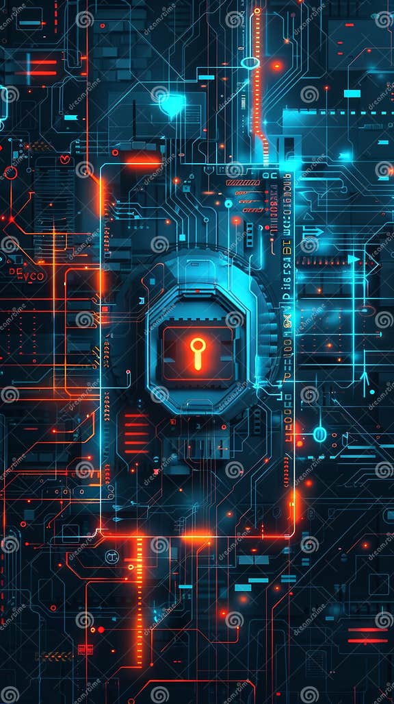 Cyber Security Poster with Prevention Measures. Stock Illustration ...