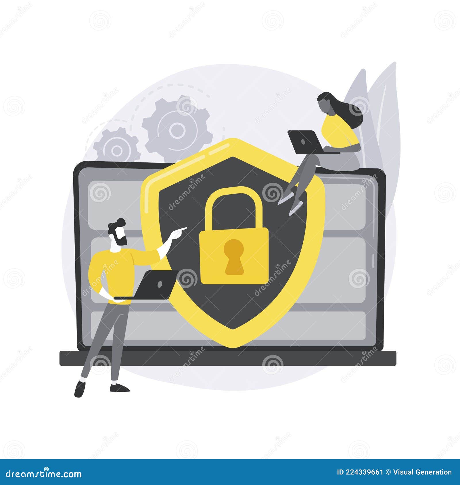 Cyber Security Risk Management Abstract Concept Vector Illustration ... Cyber Security Risk Management Abstract Concept Vector Illustration ...