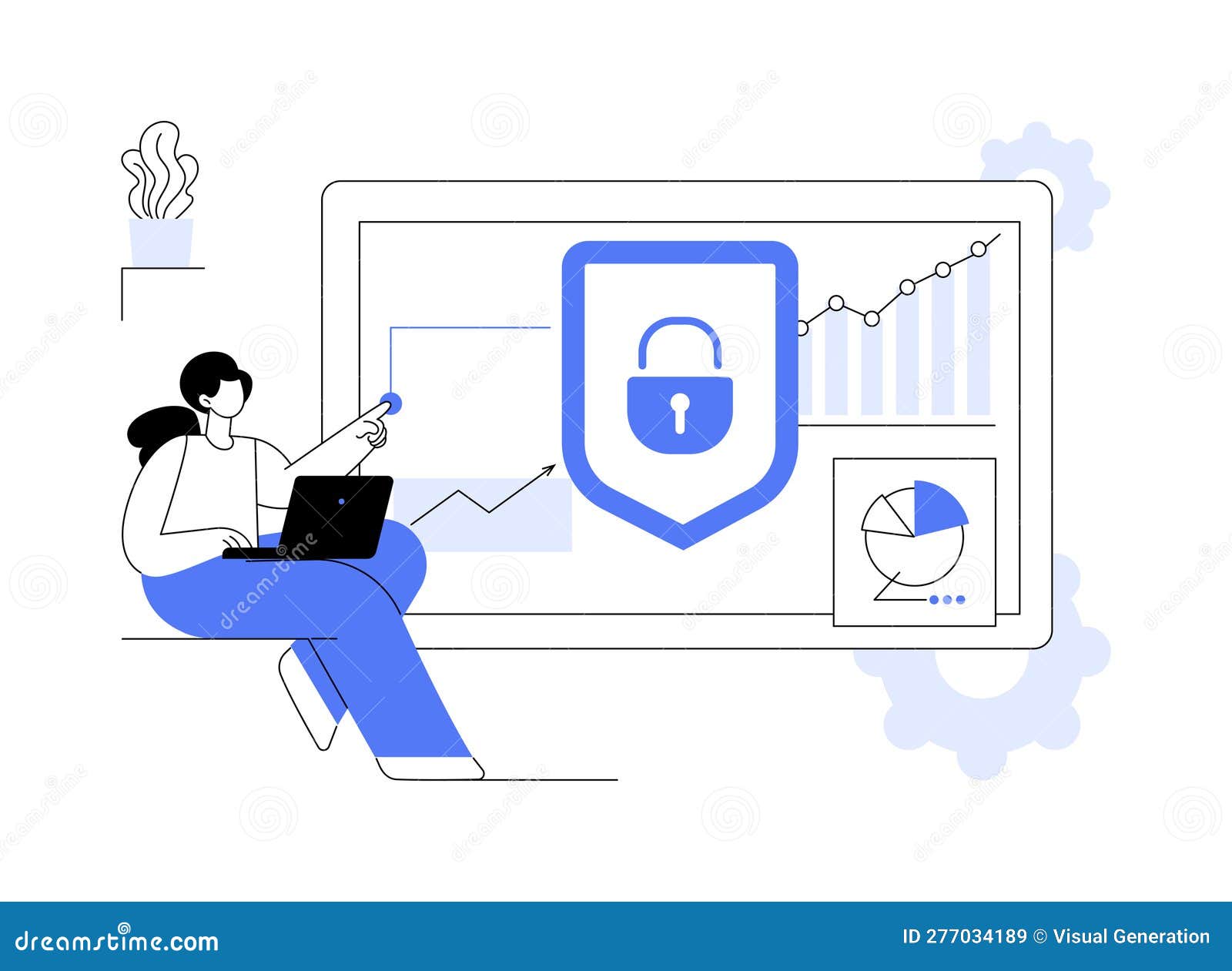 Cyber Security Risk Management Abstract Concept Vector Illustration ... Cyber Security Risk Management Abstract Concept Vector Illustration ...