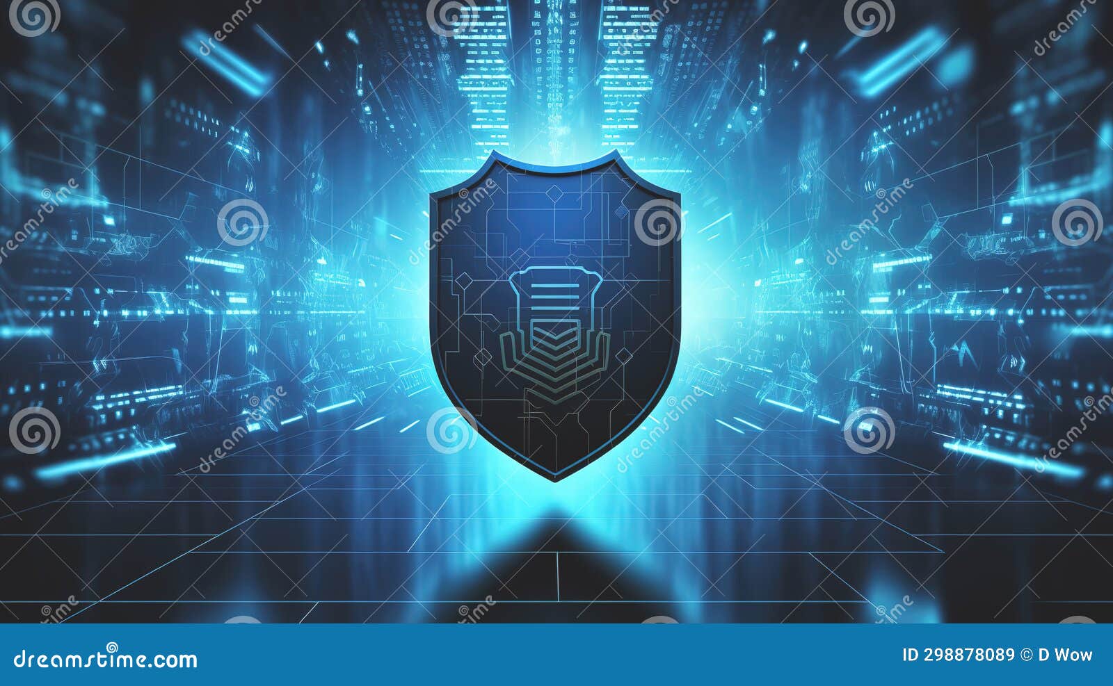 Cyber Security Shield. Security and Privacy Mechanism. Stock ...