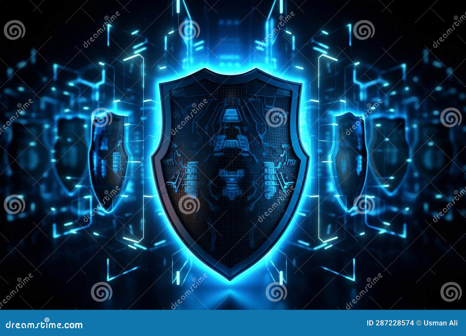 Cyber Security Shield Protecting Digital Data Network. AI Stock ... Cyber Security Shield Protecting Digital Data Network. AI Stock ...