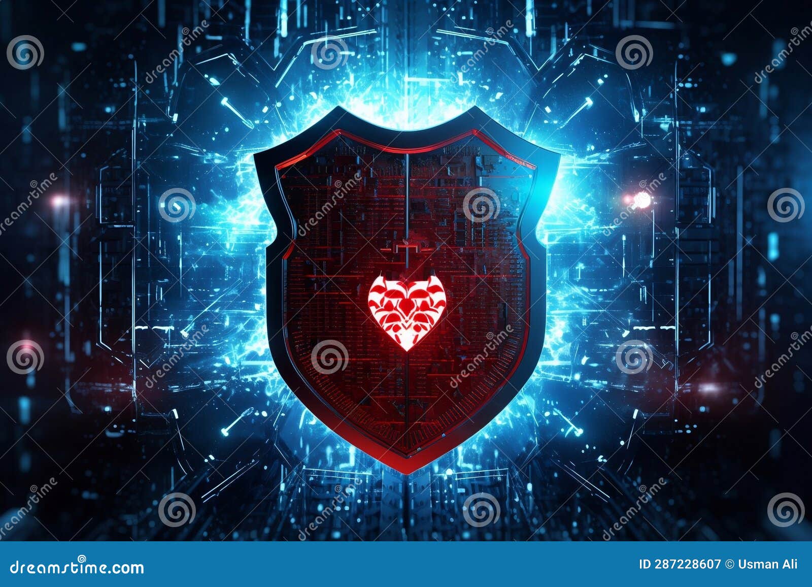 Cyber Security Shield Protecting Digital Data Network. AI Stock ... Cyber Security Shield Protecting Digital Data Network. AI Stock ...