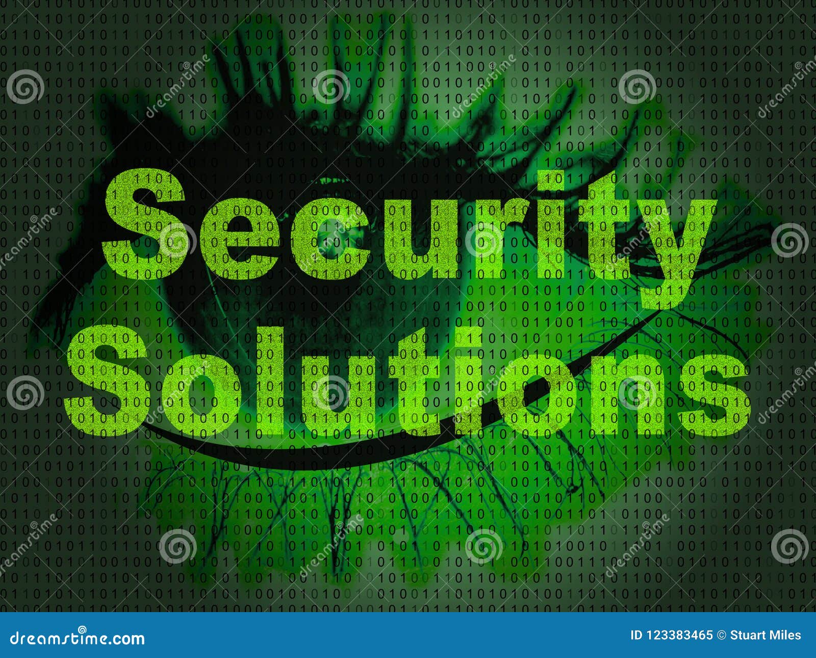 Cyber Security Solutions Threat Solved 2d Illustration Stock ...