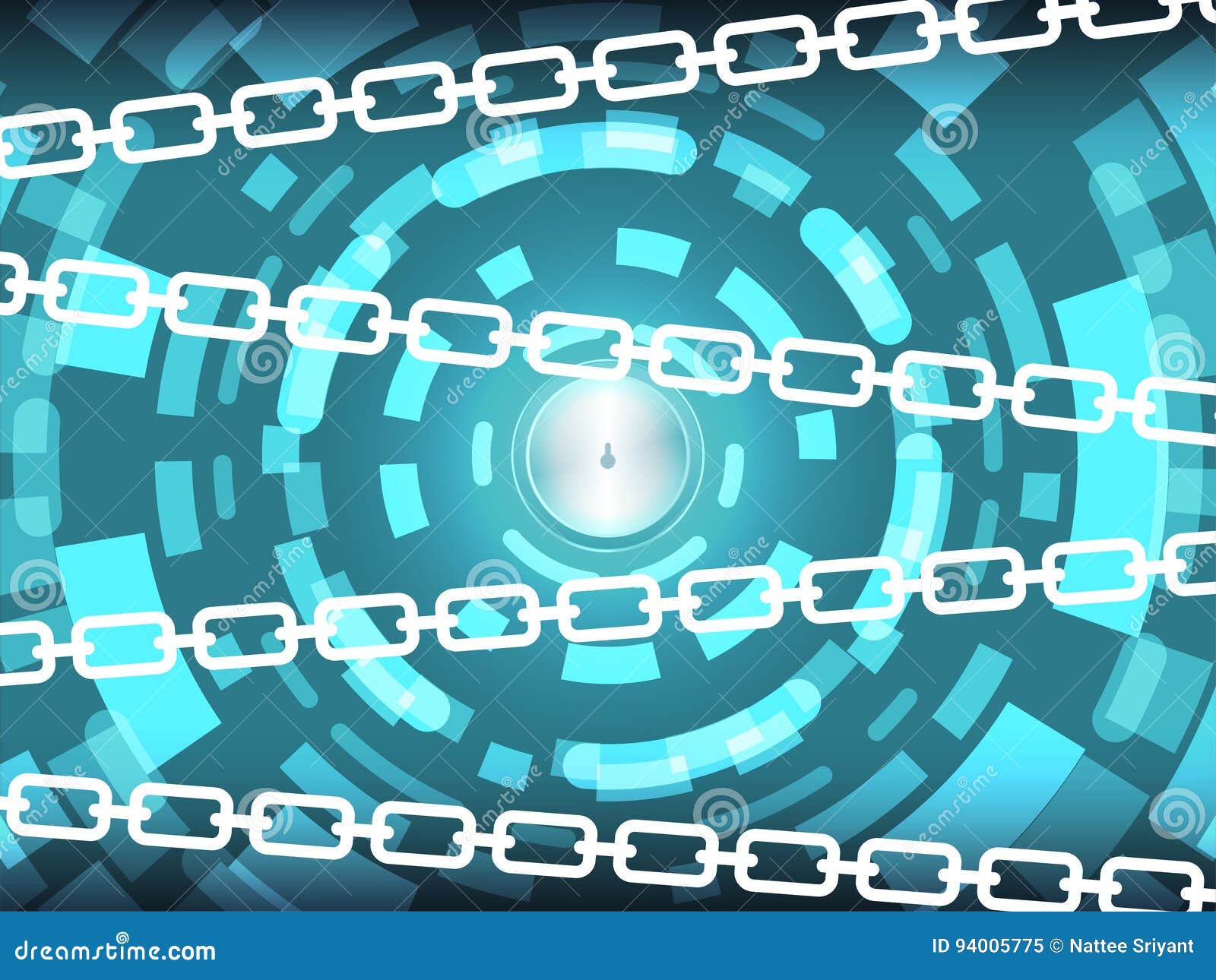 Cyber Security Technology Background Concept Stock Illustration ...