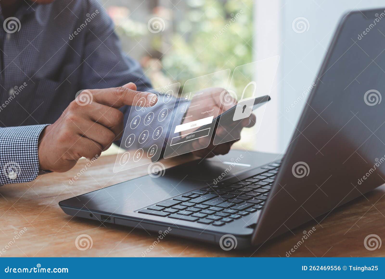 Cyber Security In Two Step Verification Multi Factor Authentication