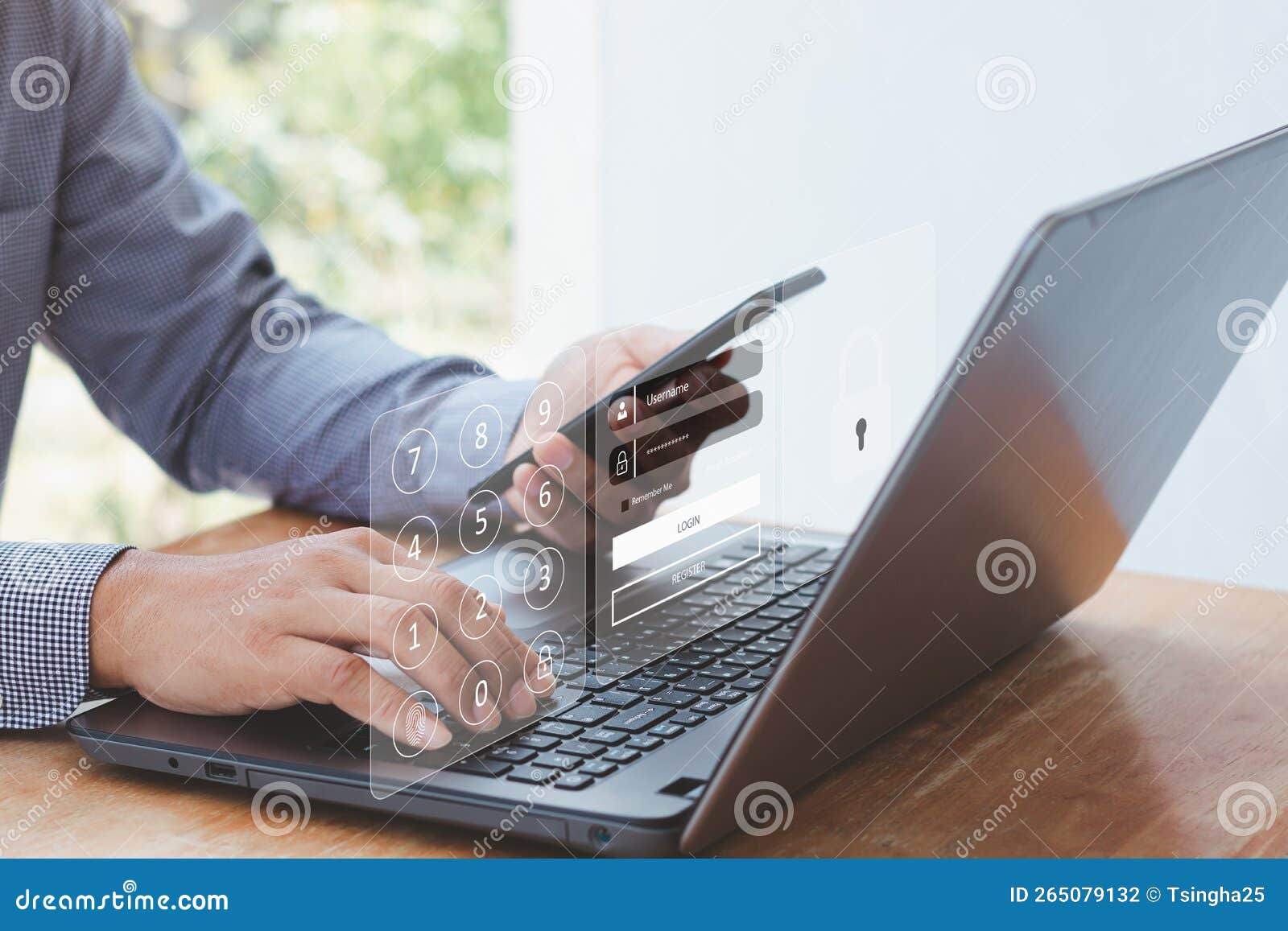 Cyber Security In Two Step Verification Multi Factor Authentication