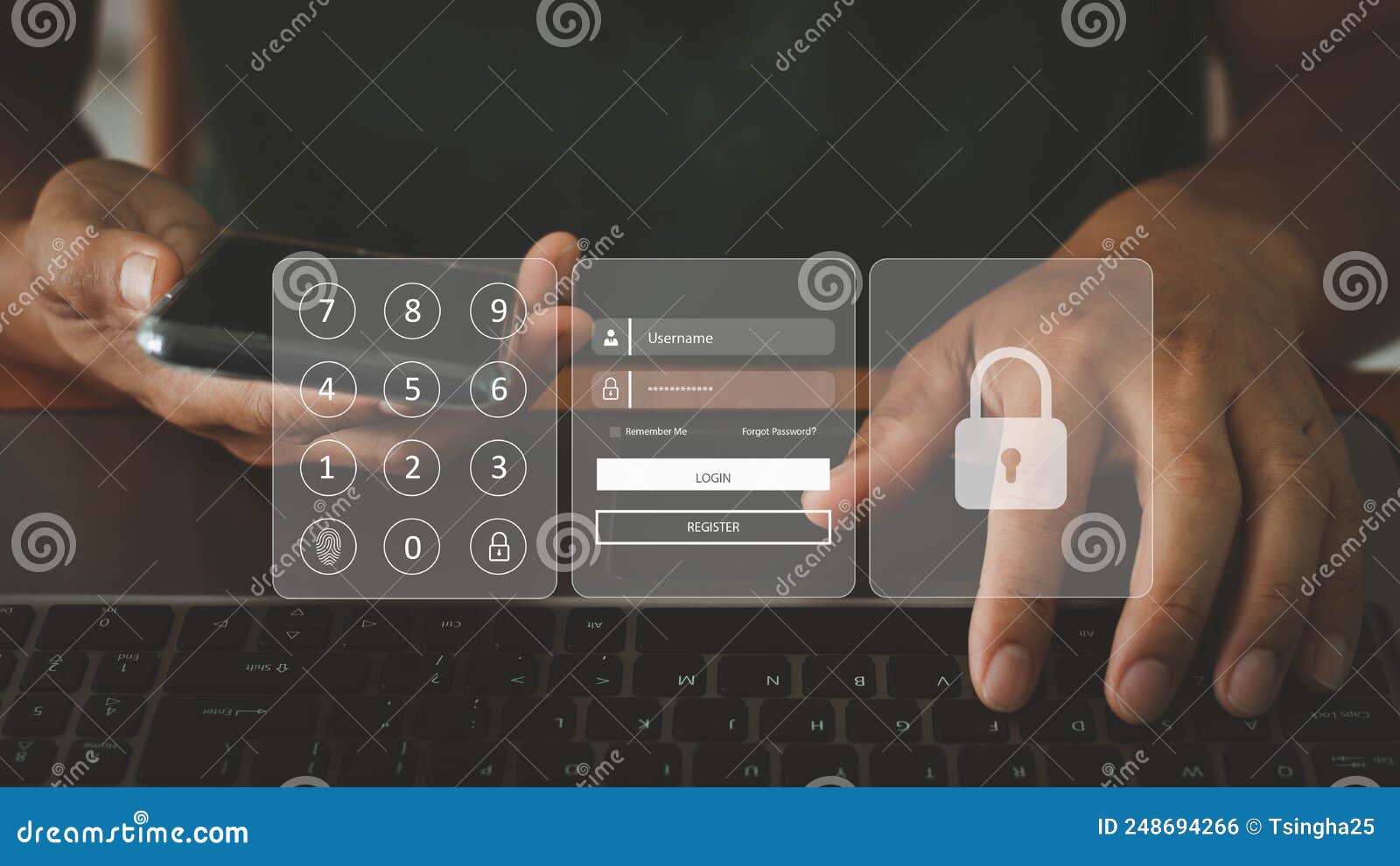 Cyber Security In Two Step Verification Multi Factor Authentication