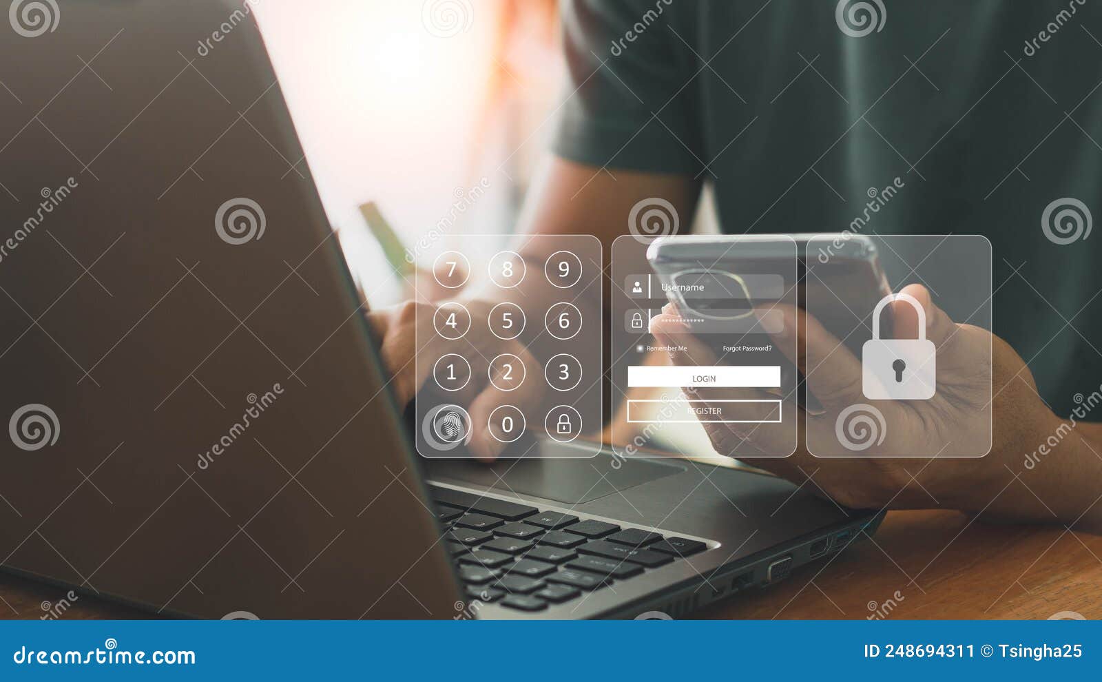 Cyber Security In Two Step Verification Multi Factor Authentication