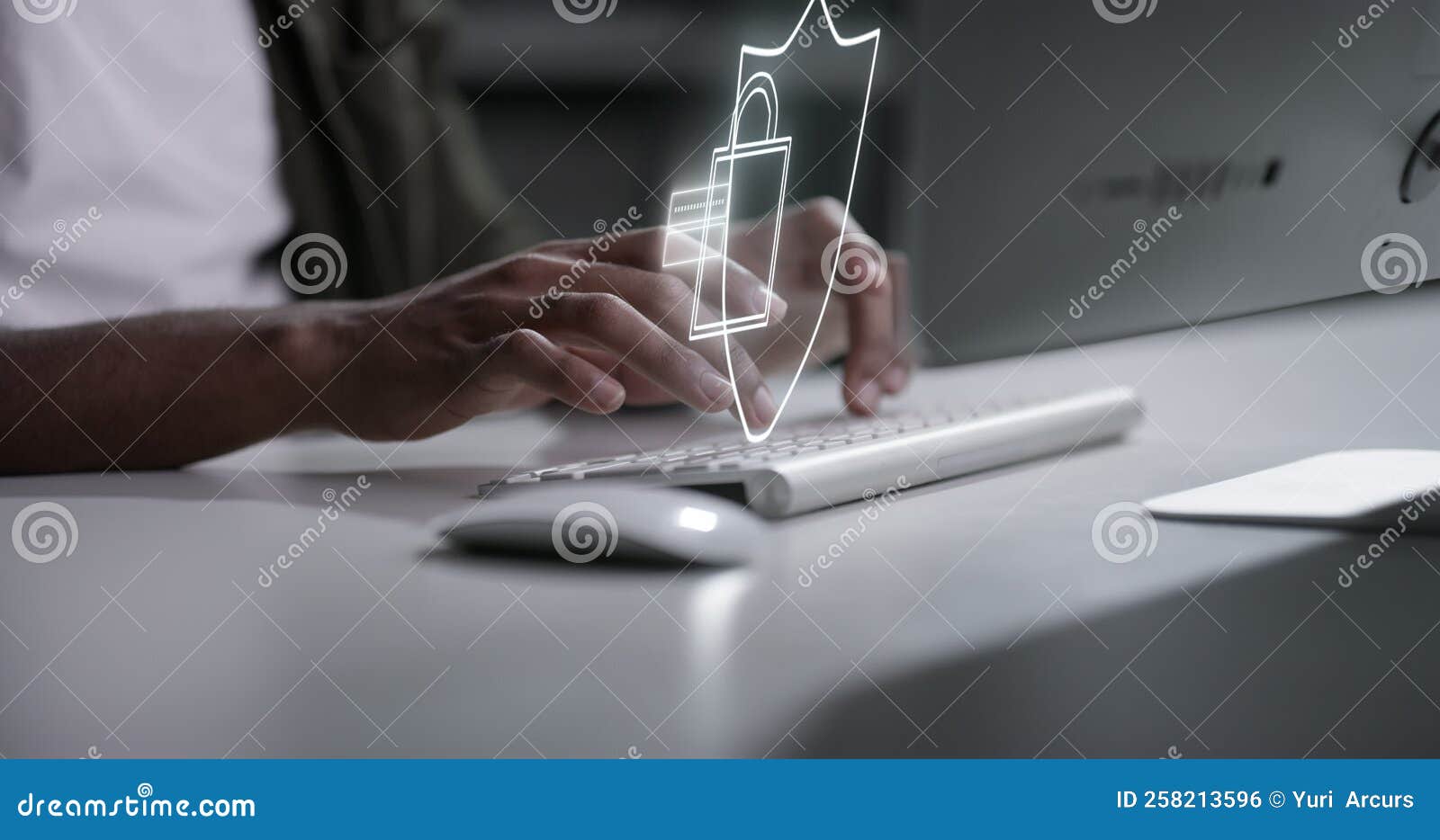 Cyber Security, Typing Coding Data and Hacker Protection is Futuristic Web Password Technology ...