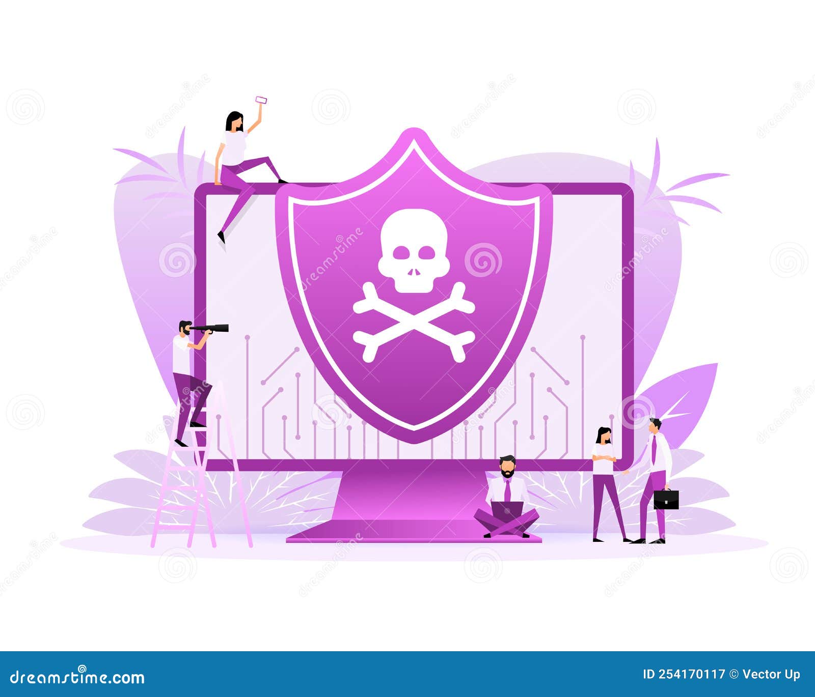 Cyber Security Vector Logo with Shield and Check Mark. Vector ...