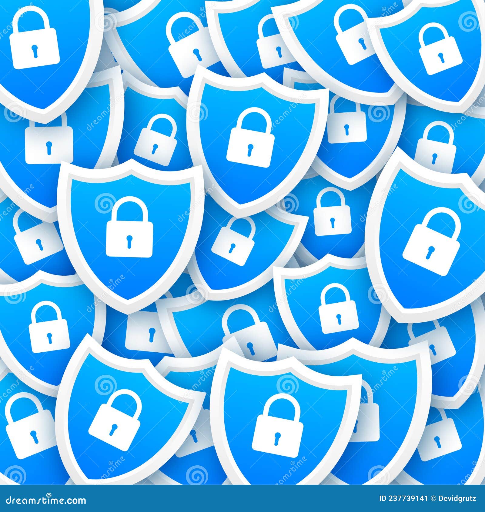 Cyber Security Vector Logo with Shield and Check Mark. Sticker Boom ...