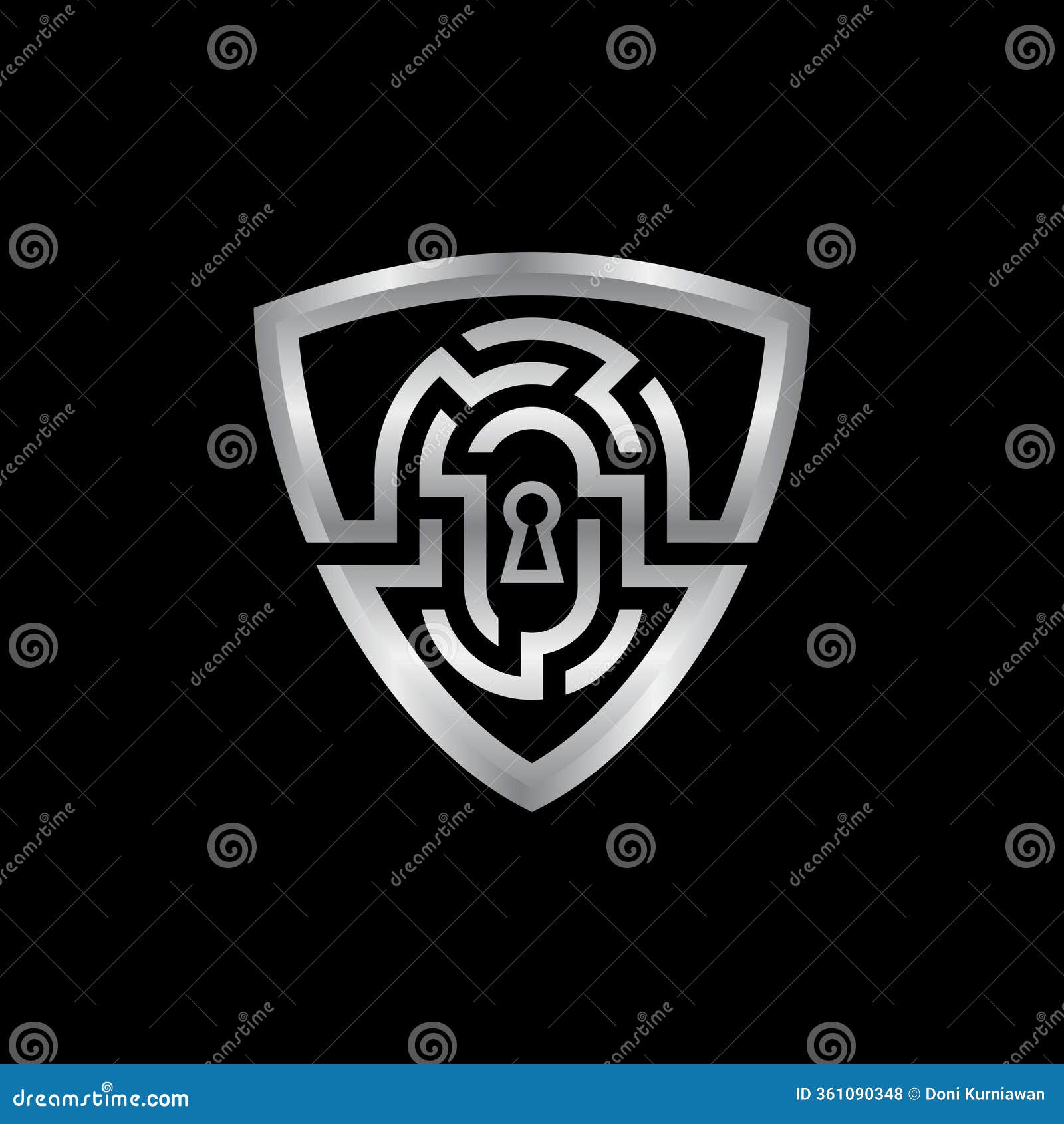 Cyber security logo vector stock illustration. Illustration of signage ...
