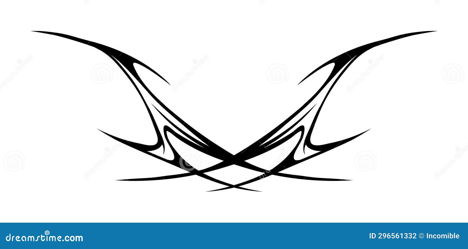 Cyber Sigilism Frame. Neo Tribal Gothic Style Shape. Vector ...