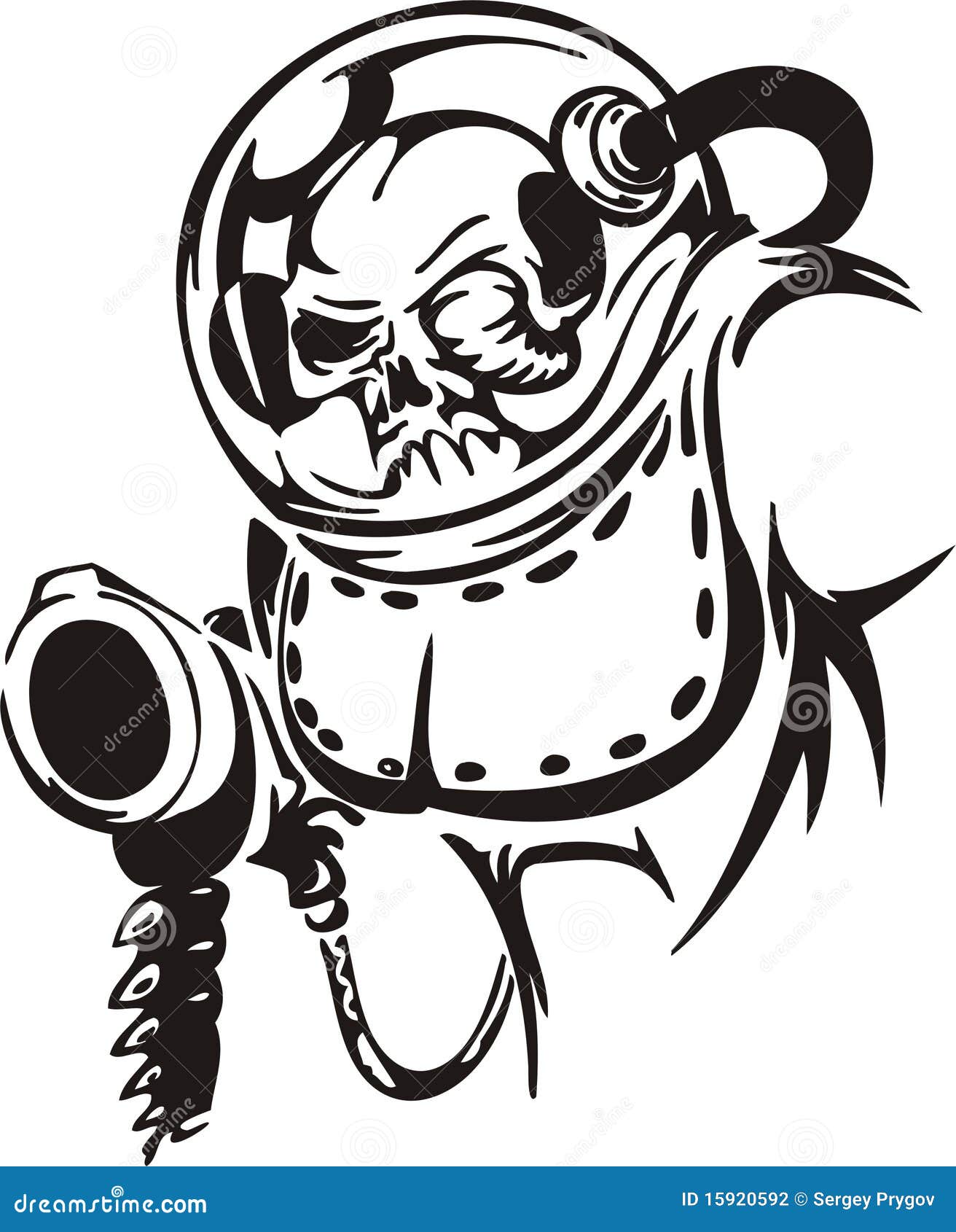 Cyber Skull. stock vector. Illustration of design, solder - 15920592