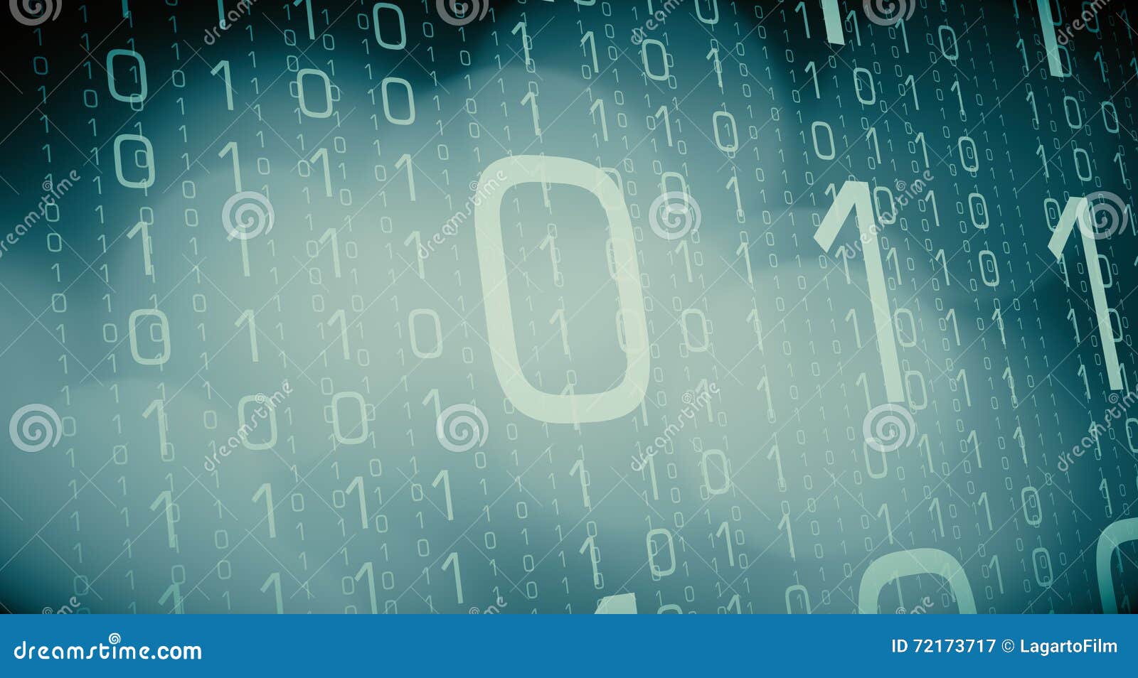 Cyber Space Abstraction Numbers Stock Illustration - Illustration of attack, system: 72173717