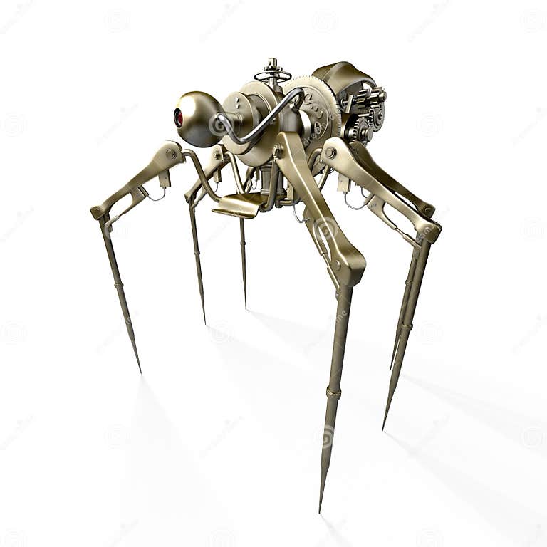 Cyber - spider stock illustration. Illustration of look - 12169080