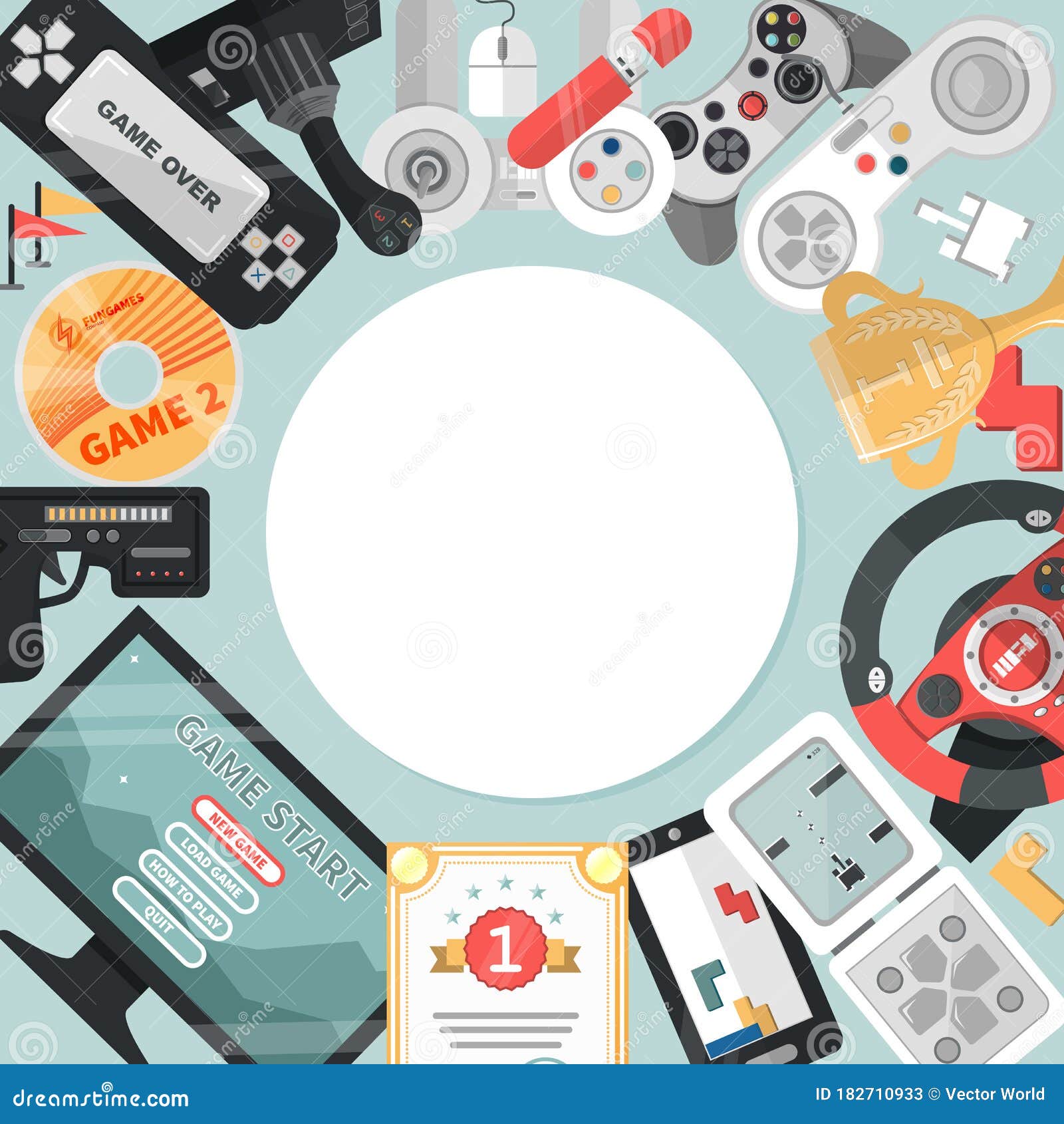 Cyber Sport Gamer Character Flat Vector Illustration. Master Computer ...