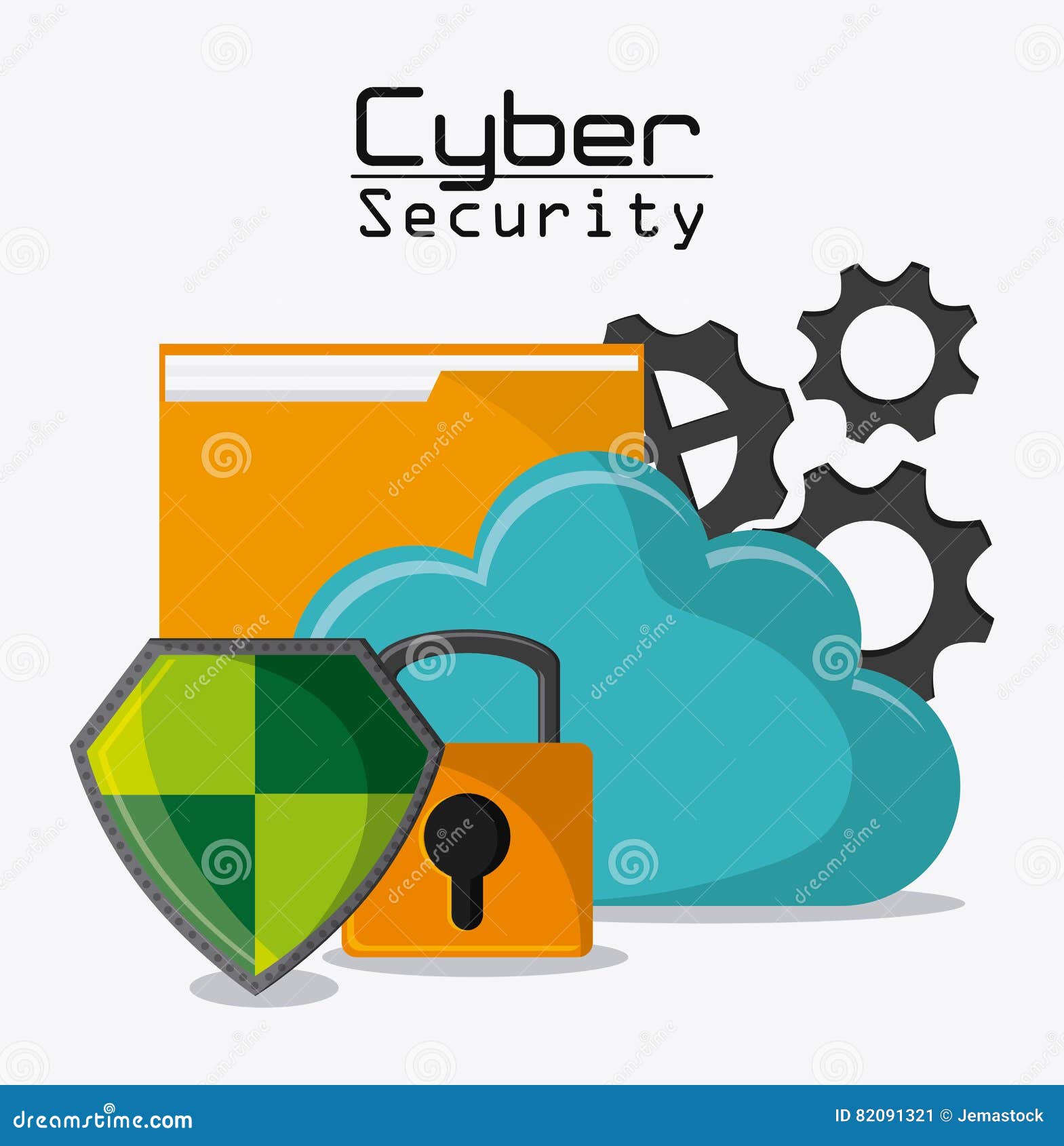 Cyber and System Security Icon Stock Vector - Illustration of symbol ...