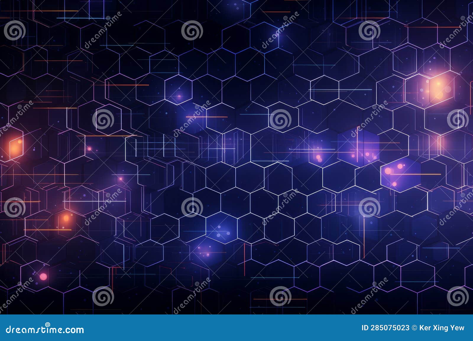 Cyber technology backdrop stock illustration. Illustration of modern ...